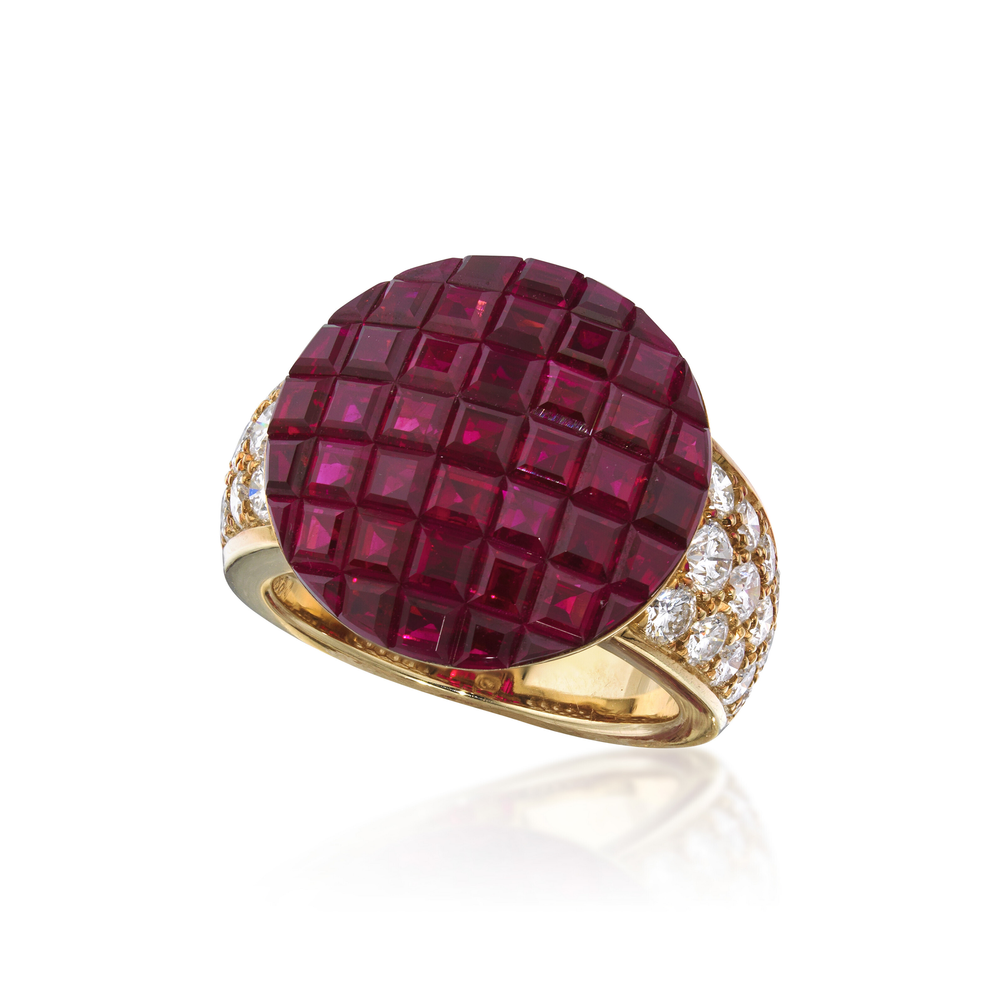 VAN CLEEF & ARPELS RUBY AND DIAMOND 'MYSTERY SET' RING, | Christie’s