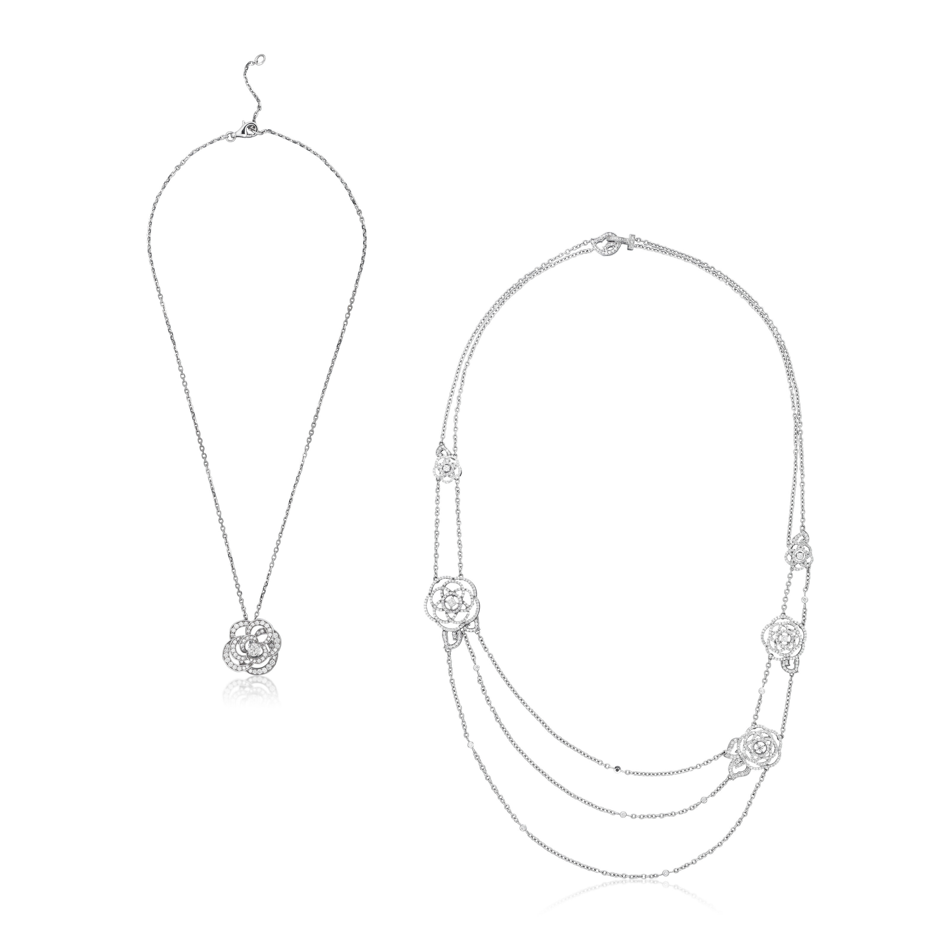NO RESERVE - CHANEL SET OF DIAMOND 'CAMÉLIA' NECKLACES, | Christie’s
