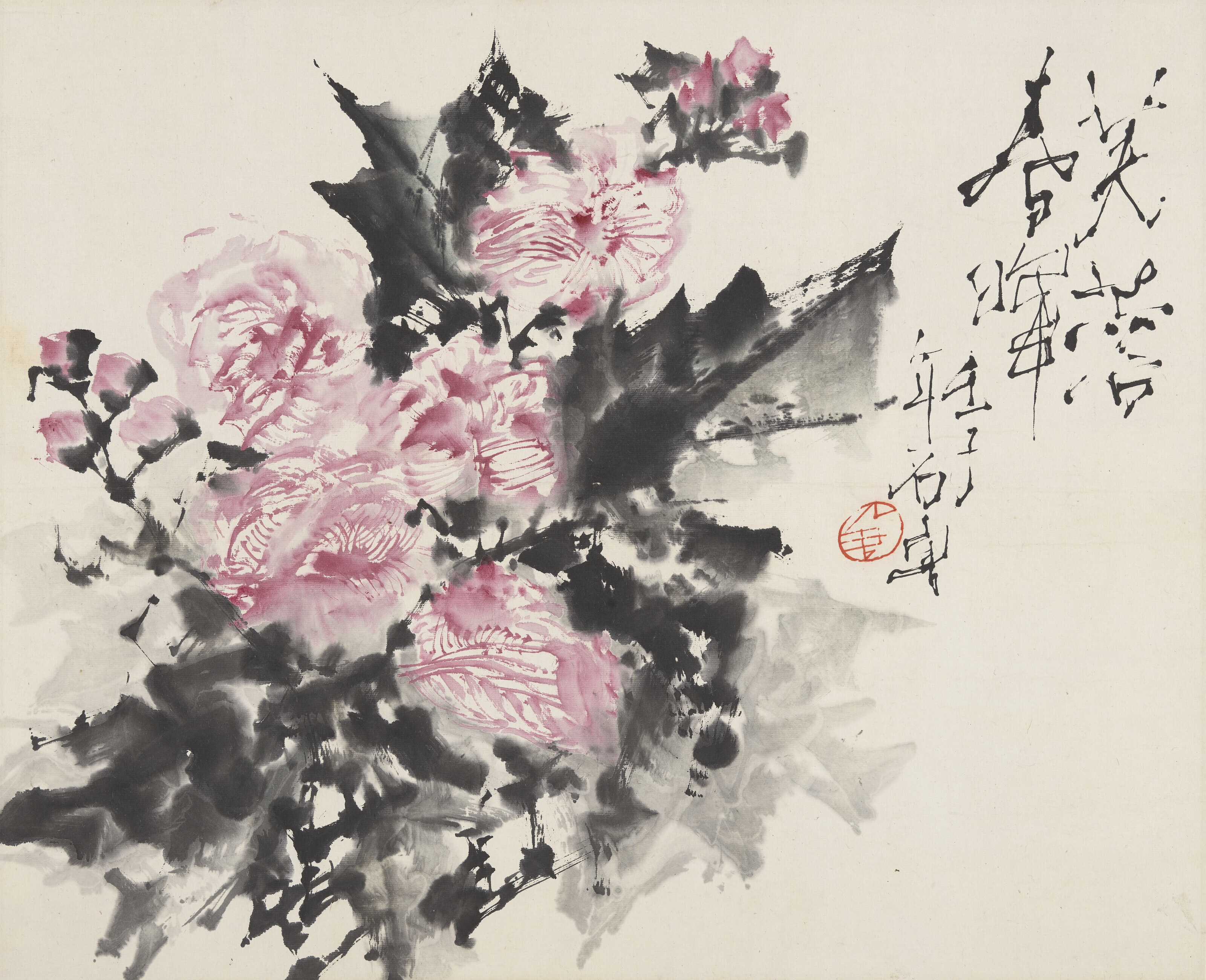 SHI LU (1919-1982), Confederate Rose | Christie’s