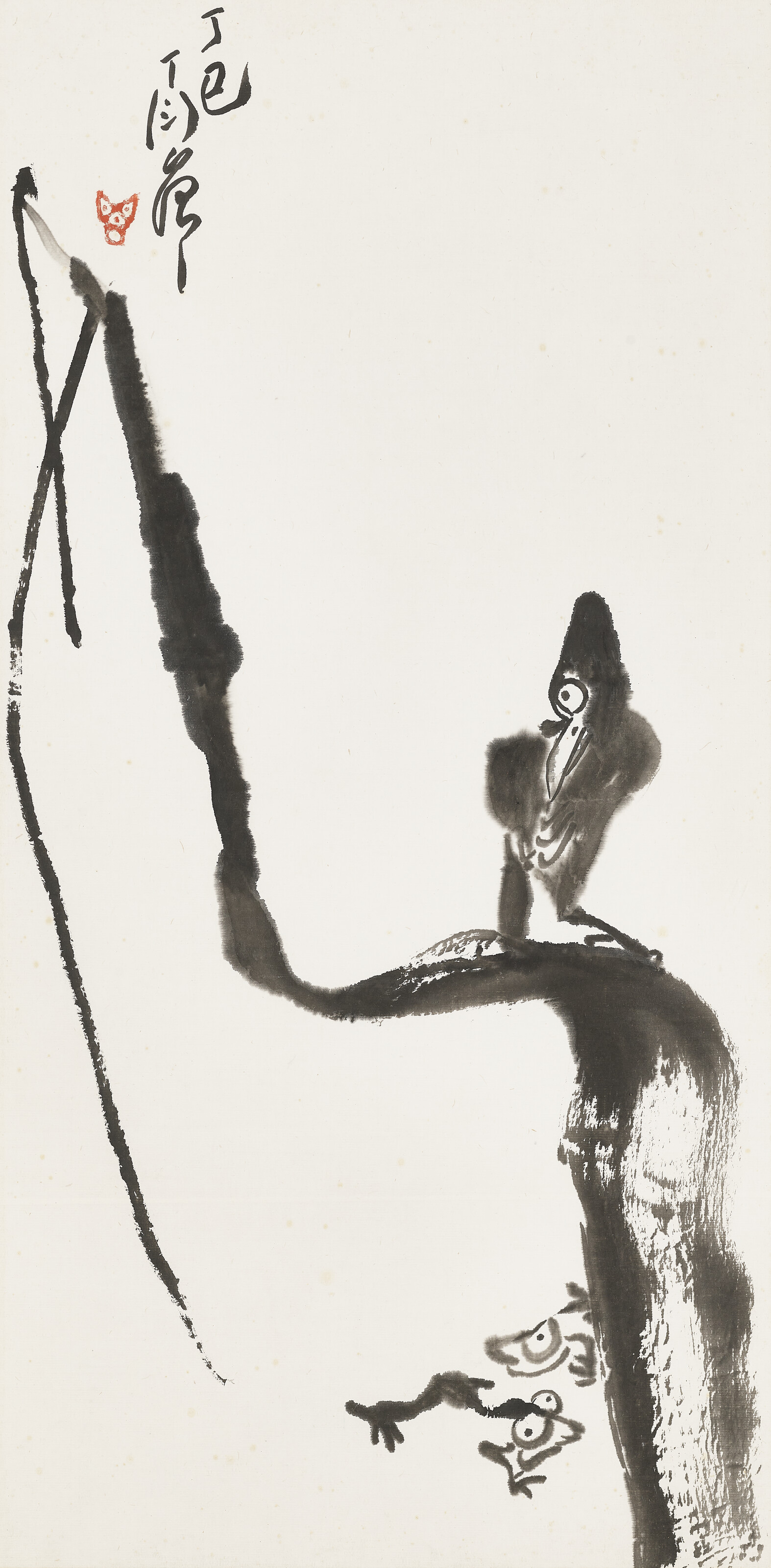 DING YANYONG (1902-1978), Bird and Frogs | Christie’s