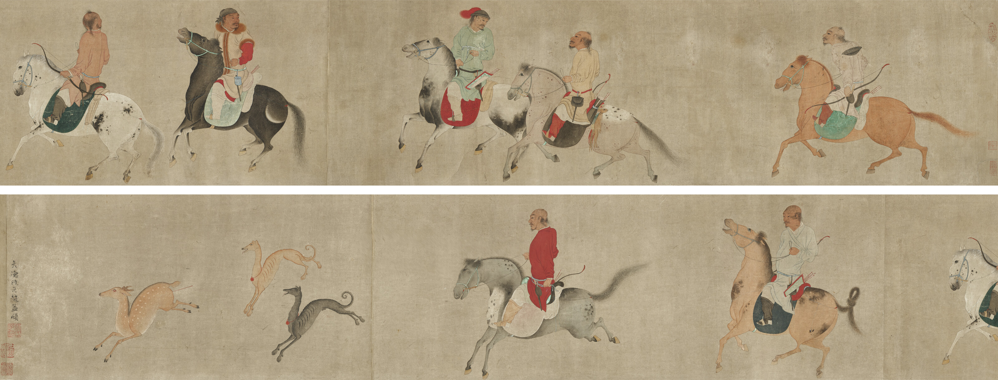 WITH SIGNATURE OF ZHAO MENGFU (17TH-18TH CENTURY), Hunting | Christie’s