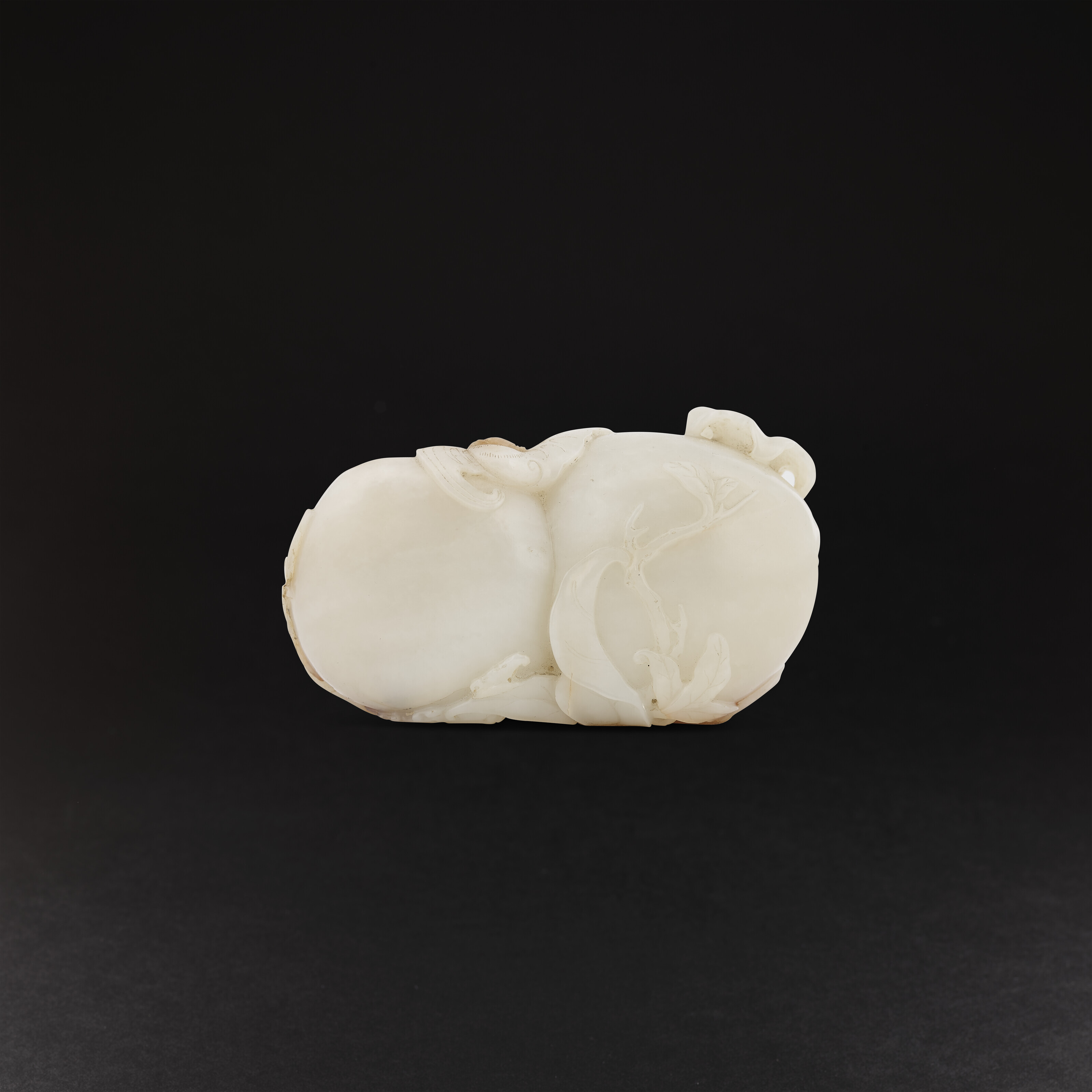 A WHITE JADE ‘POMEGRANATE AND BAT’ GROUP, | Christie’s