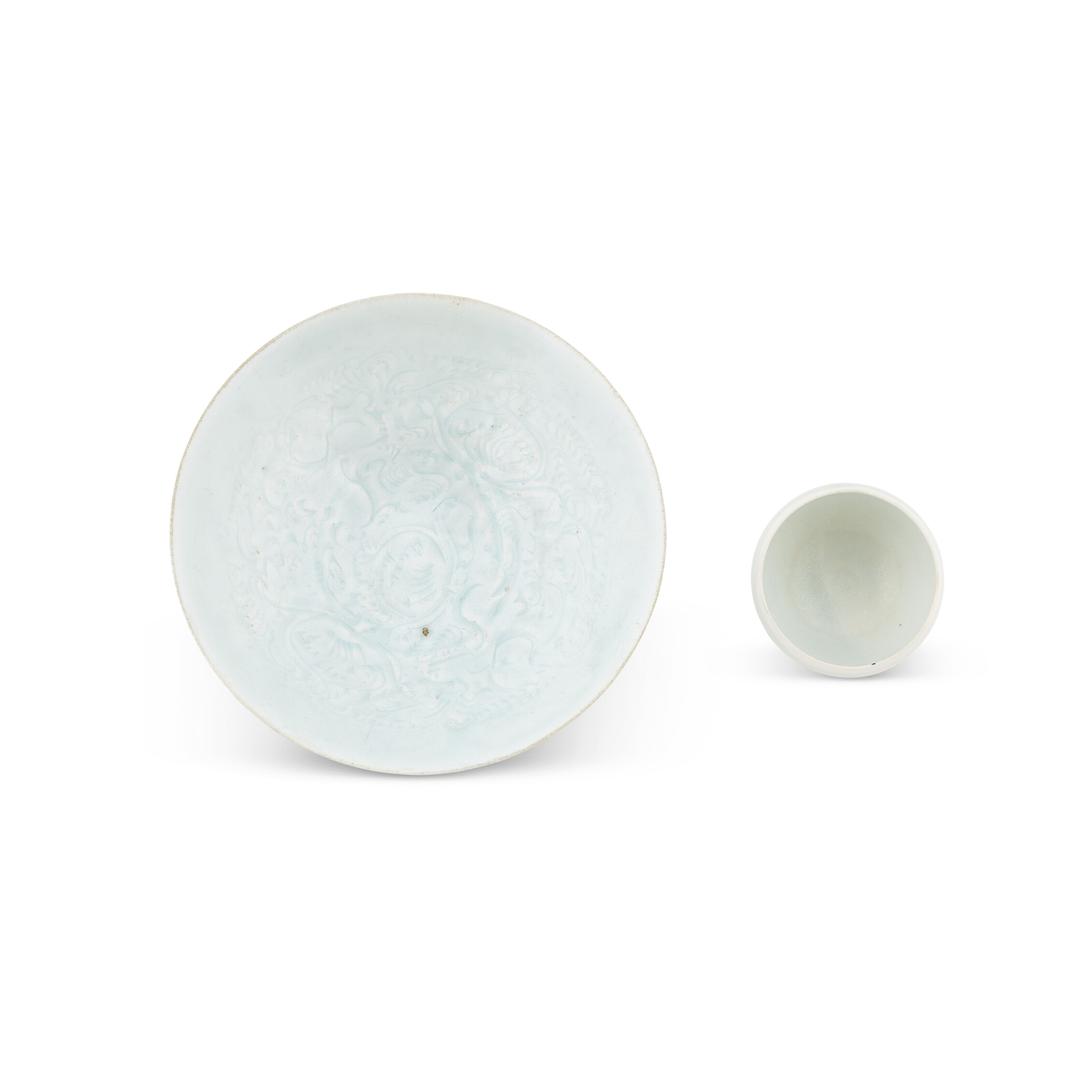 A QINGBAI ‘BOYS’ BOWL AND A QINGBAI BUBBLE BOWL, SONG DYNASTY (960-1279) | Christie’s