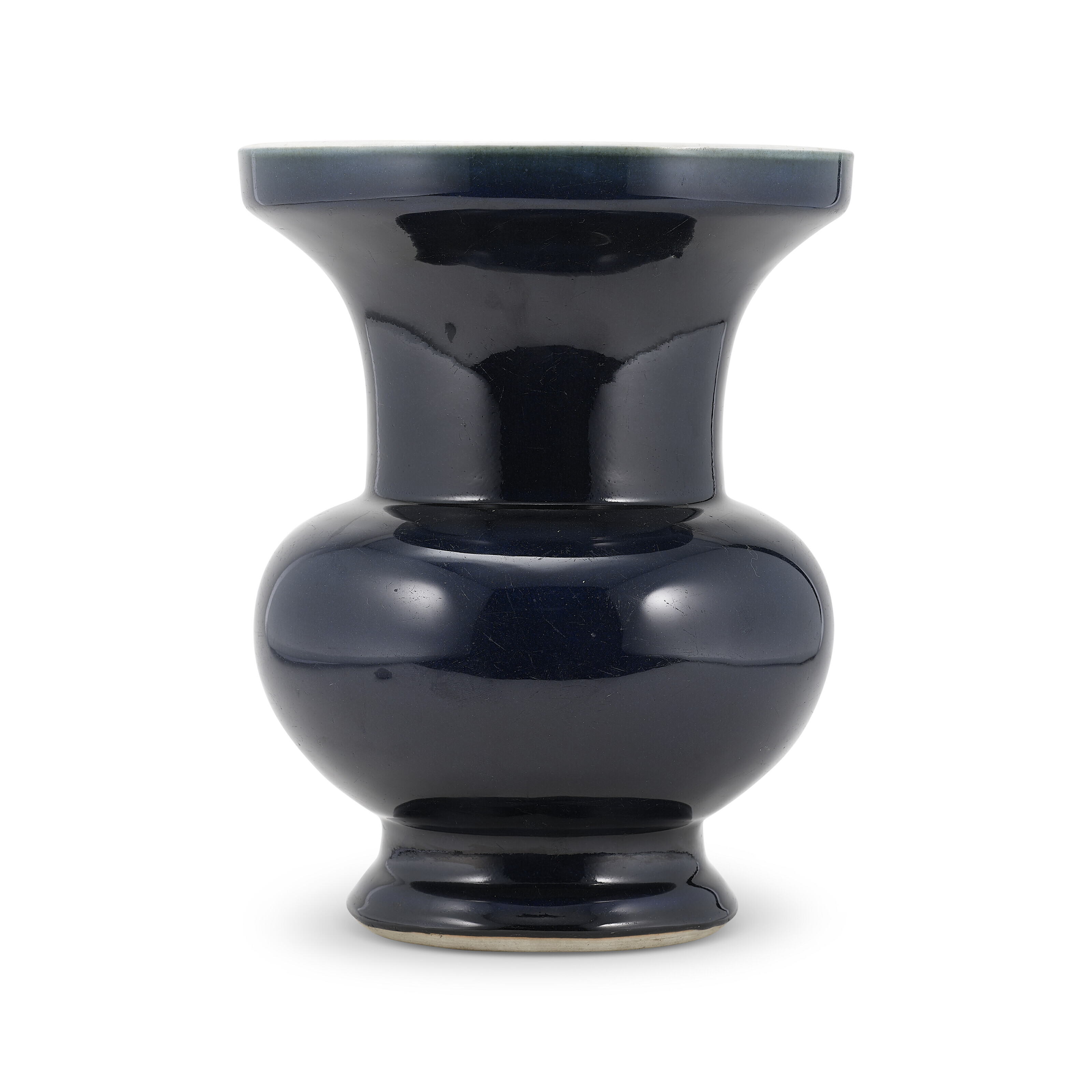 A SACRIFICIAL-BLUE-GLAZED BALUSTER VASE, | Christie’s