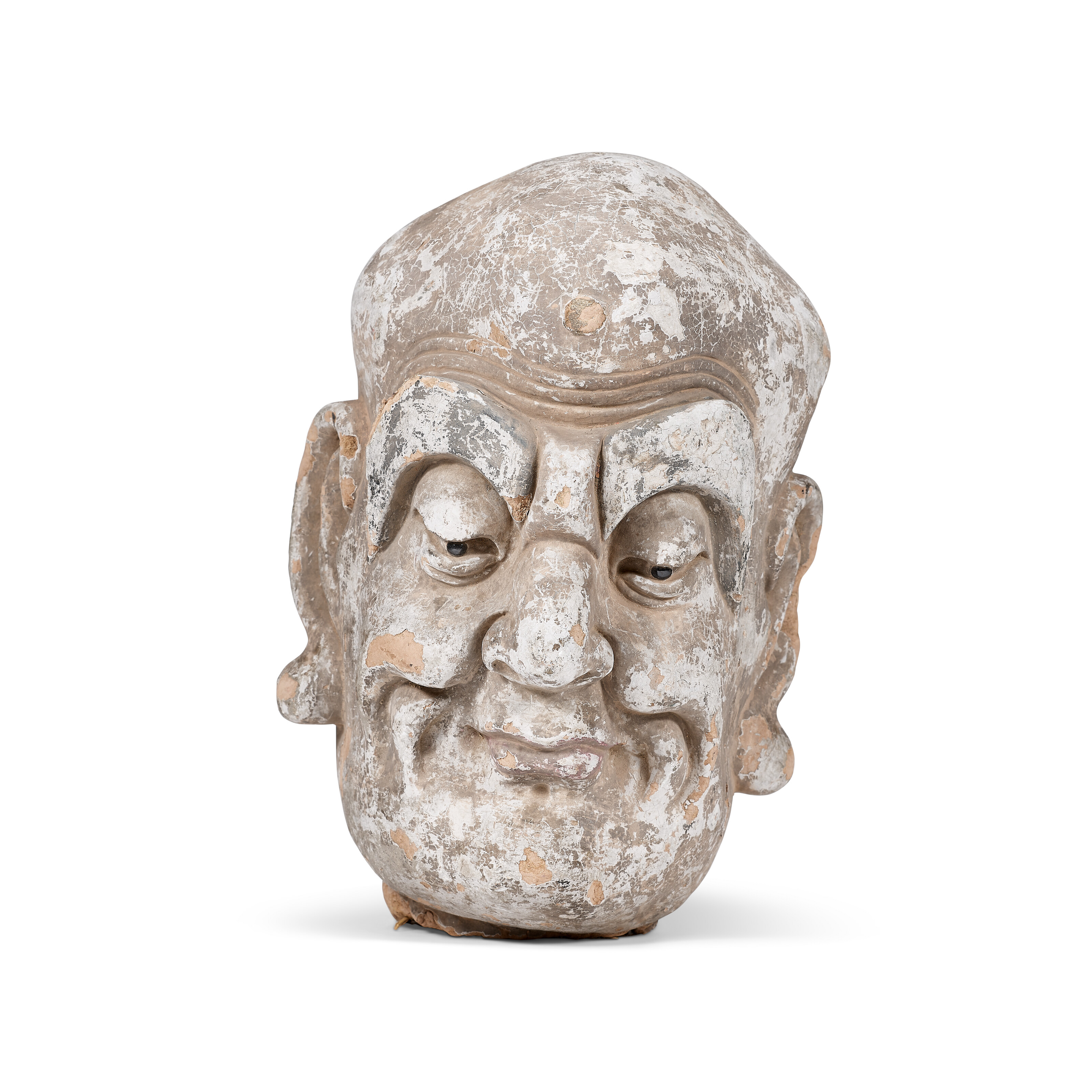 A STUCCO HEAD OF A LUOHAN, MING DYNASTY (1368-1644) | Christie’s