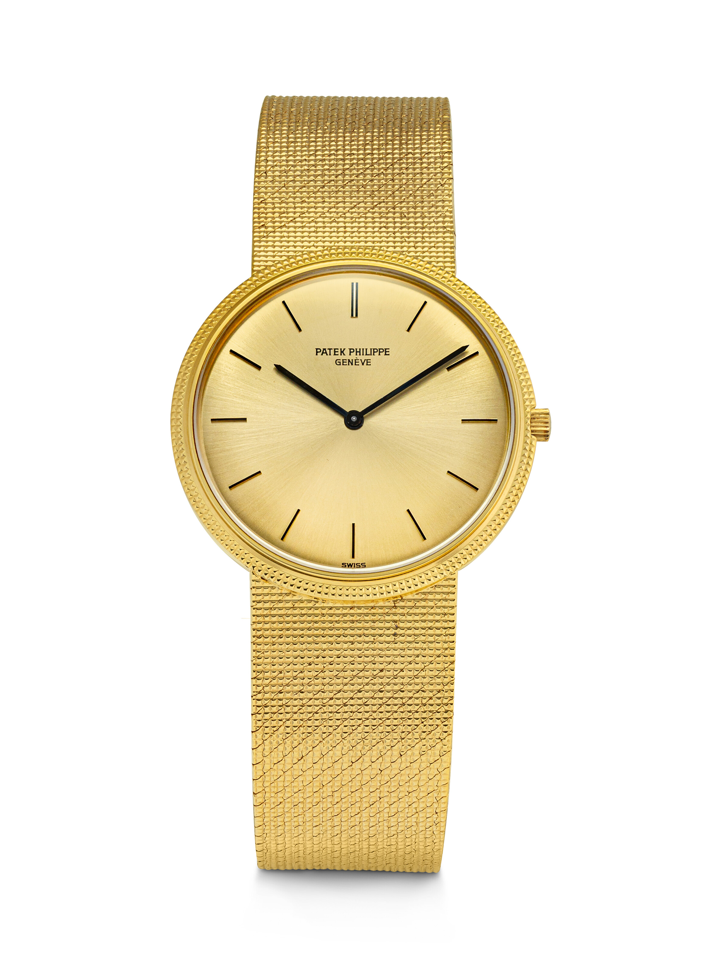 PATEK PHILIPPE, GOLD BRACELET WATCH, REF. 3520/10, MOVEMENT NO. 1'169 ...