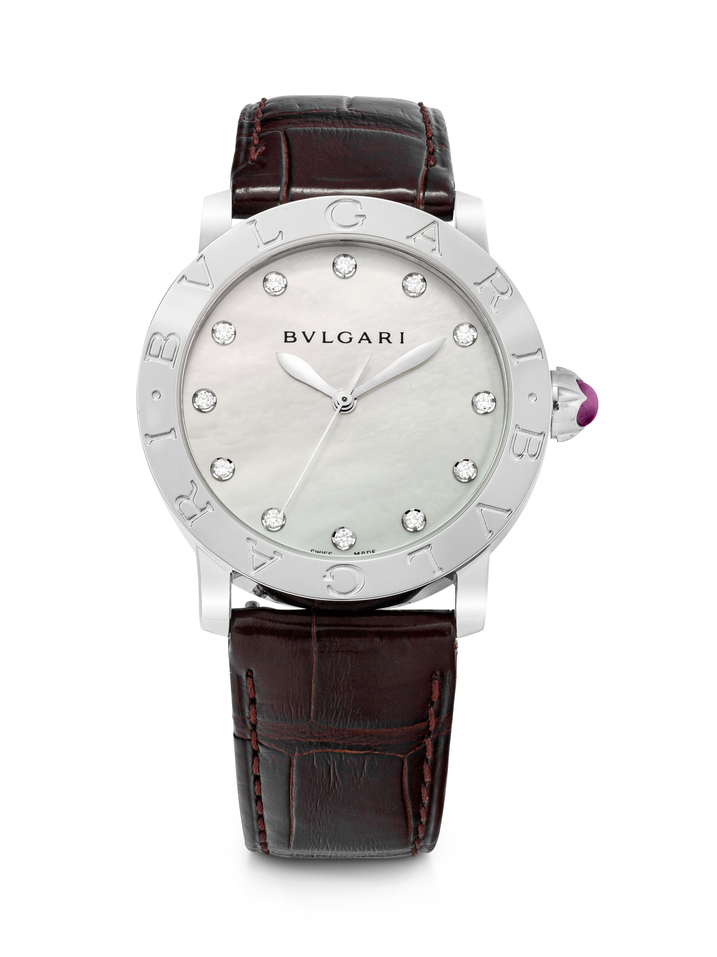 BULGARI, MOTHER-OF-PEARL AND DIAMOND-SET BULGARI BULGARI, CASE NO. PO ...