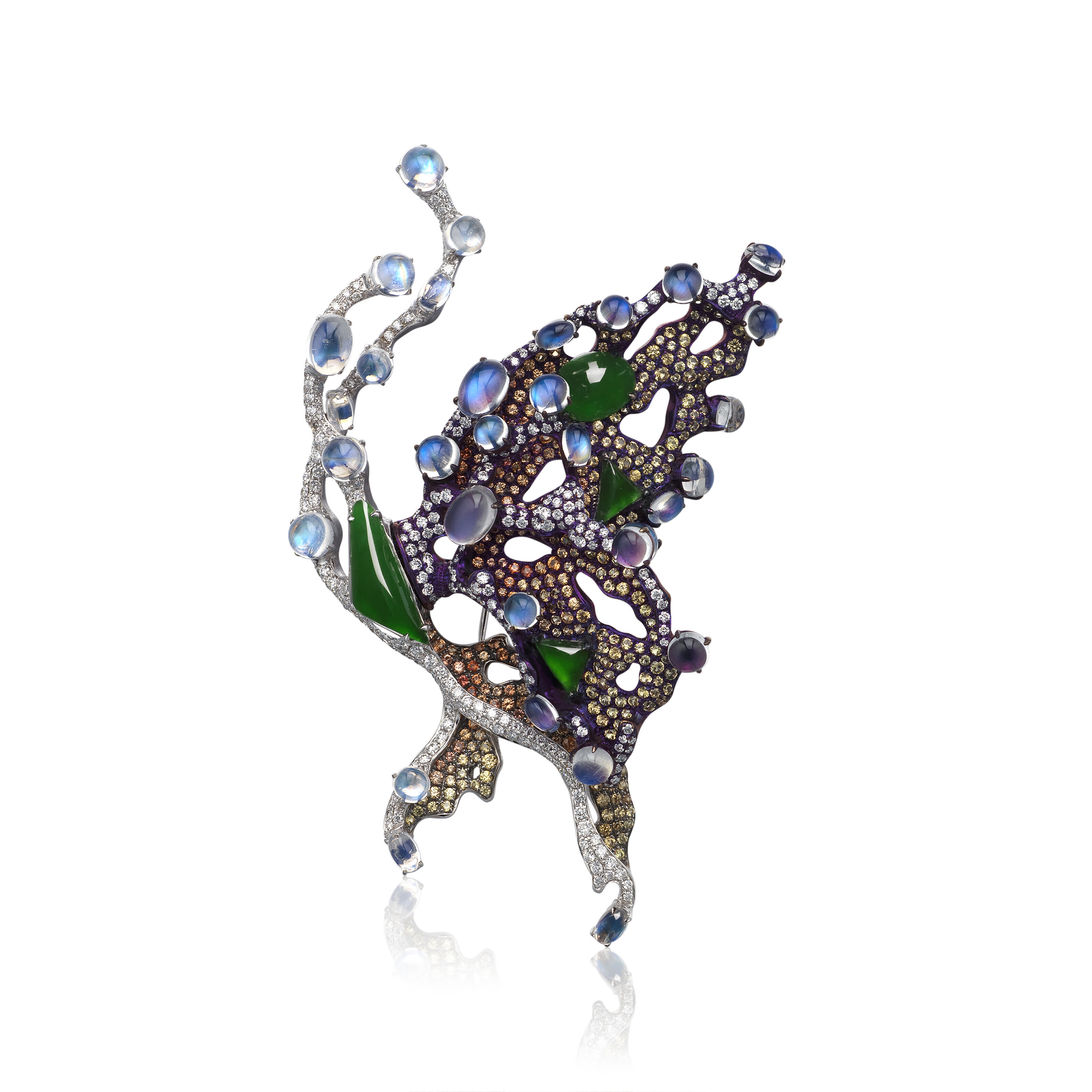MULTI-GEM BROOCH, | Christie’s