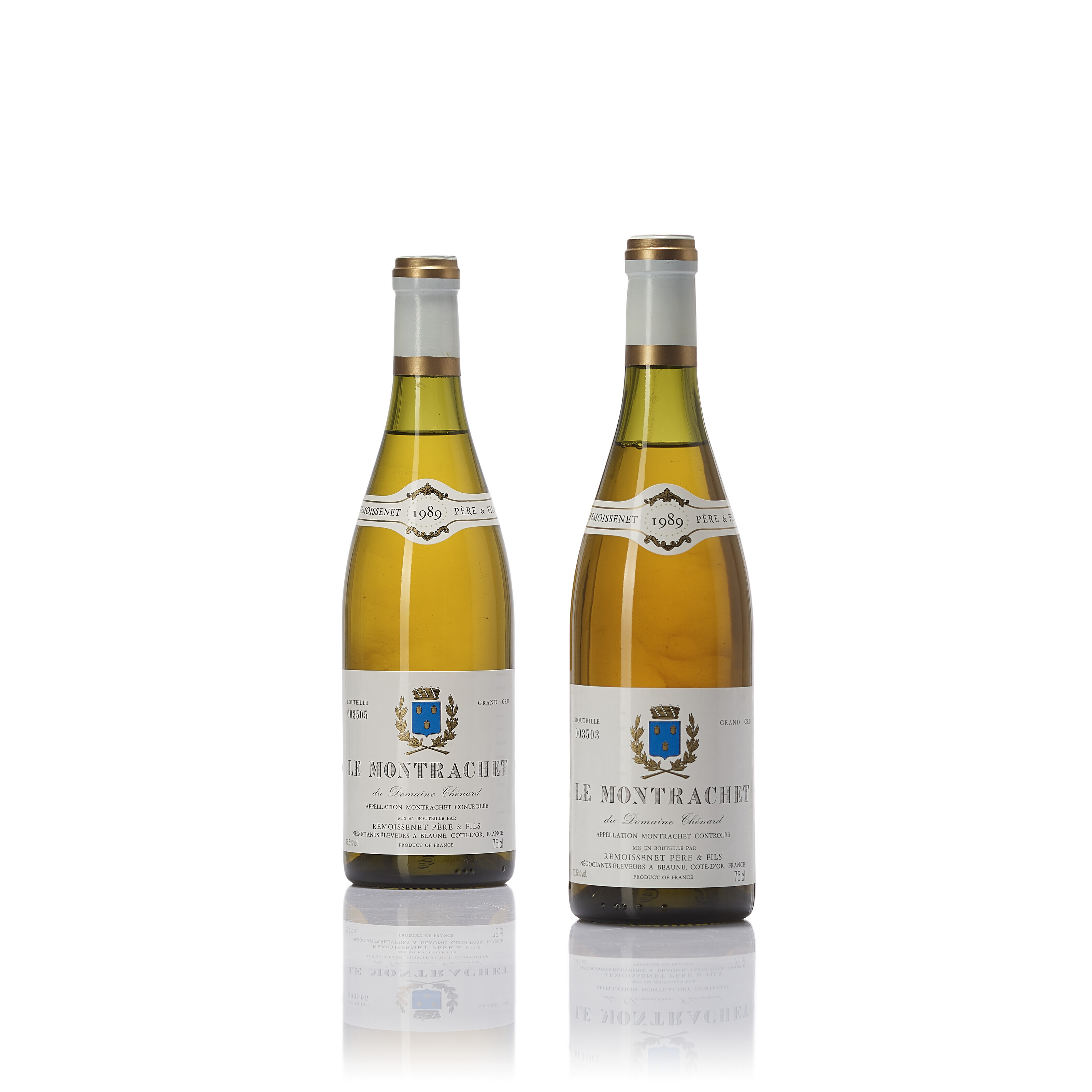 Remoissenet Baron Thénard, Montrachet 1989, In twelve-bottle original ...