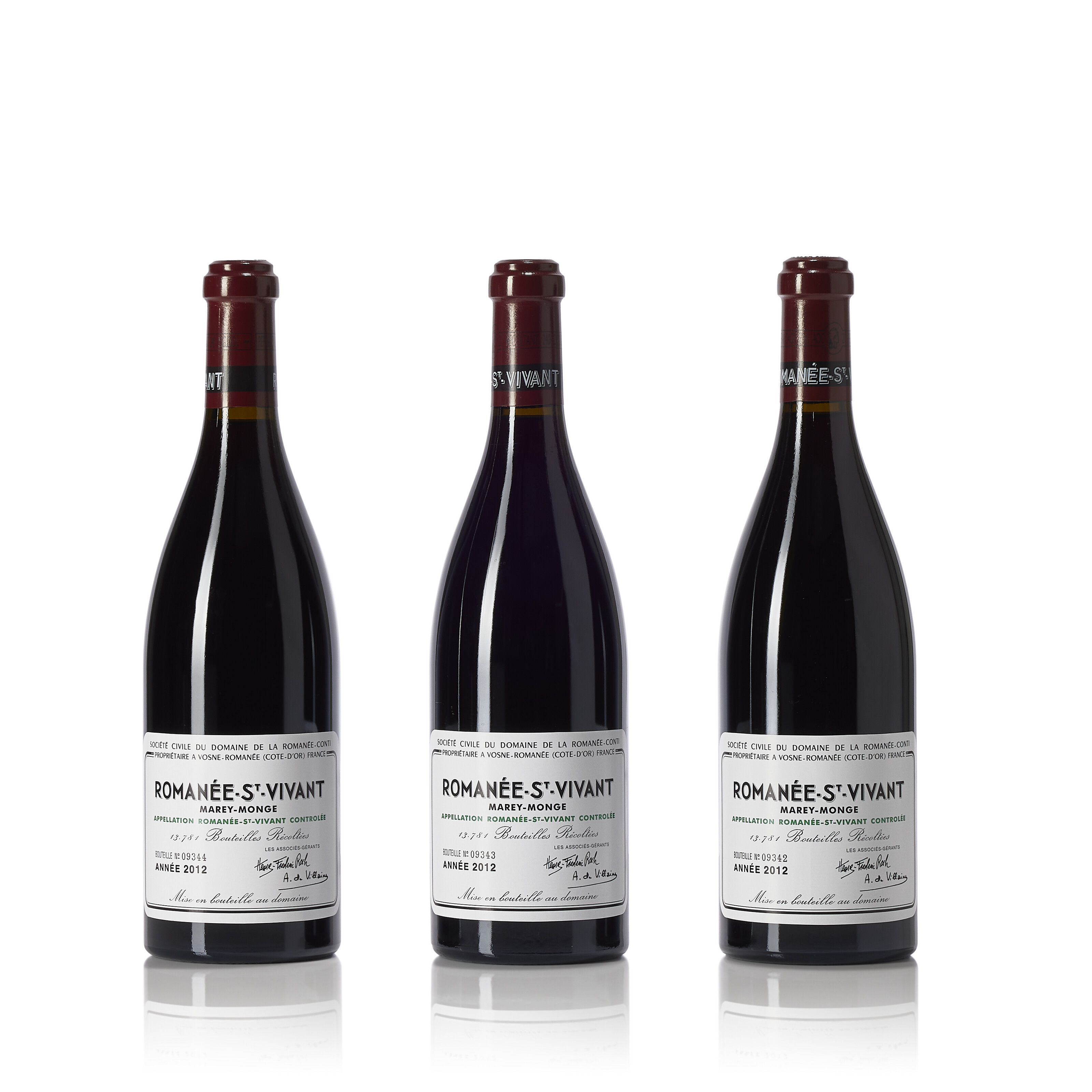 Domaine de la Romanée-Conti, Romanée-Saint-Vivant 2012, Grand Cru, Cote ...
