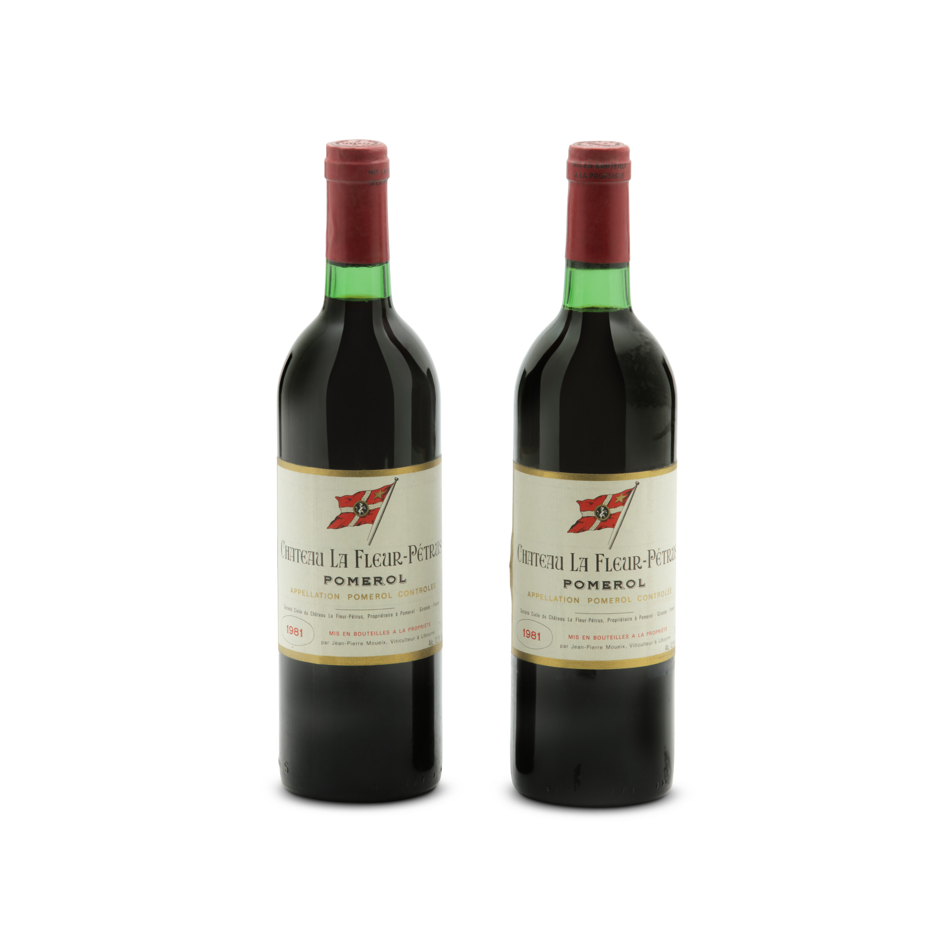 Château La Fleur-Pétrus 1981, PomerolIn original wooden case. Scuffed capsules. Pristine labels ...