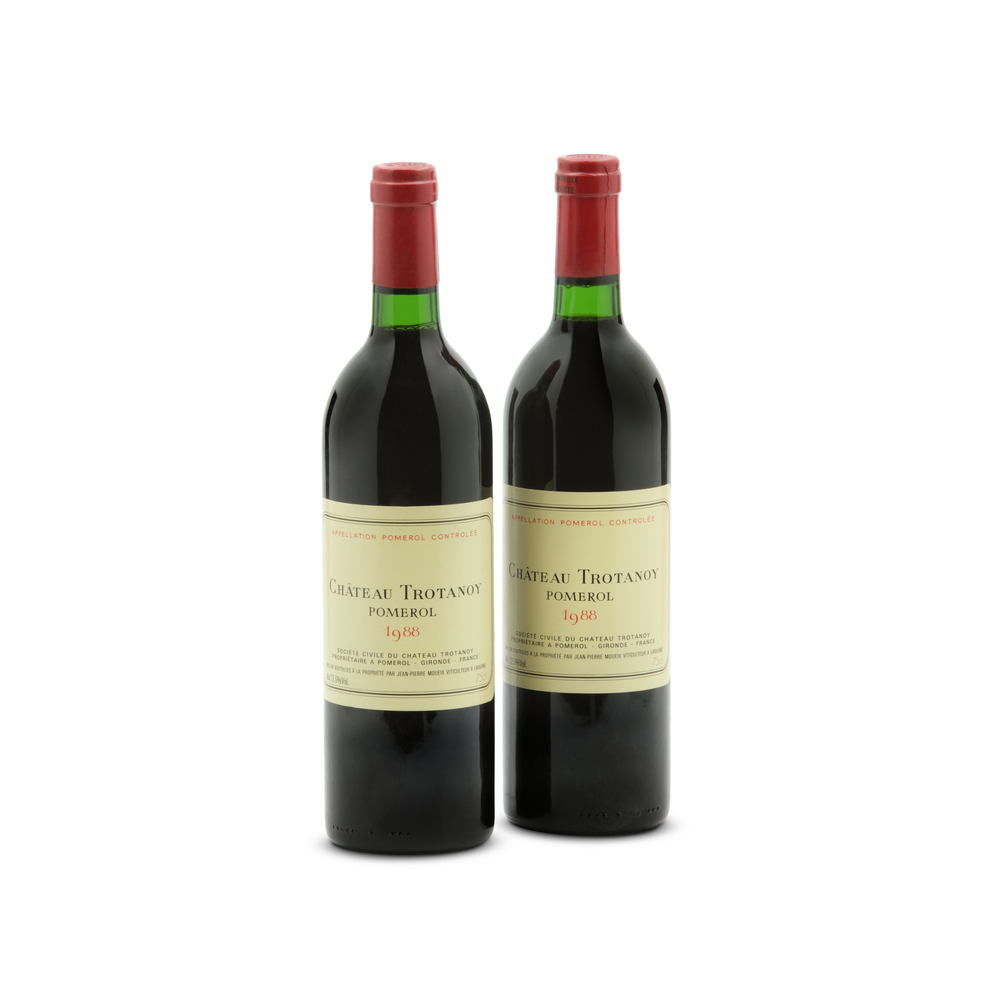 Château Trotanoy 1988, PomerolIn original wooden case. Excellent ...