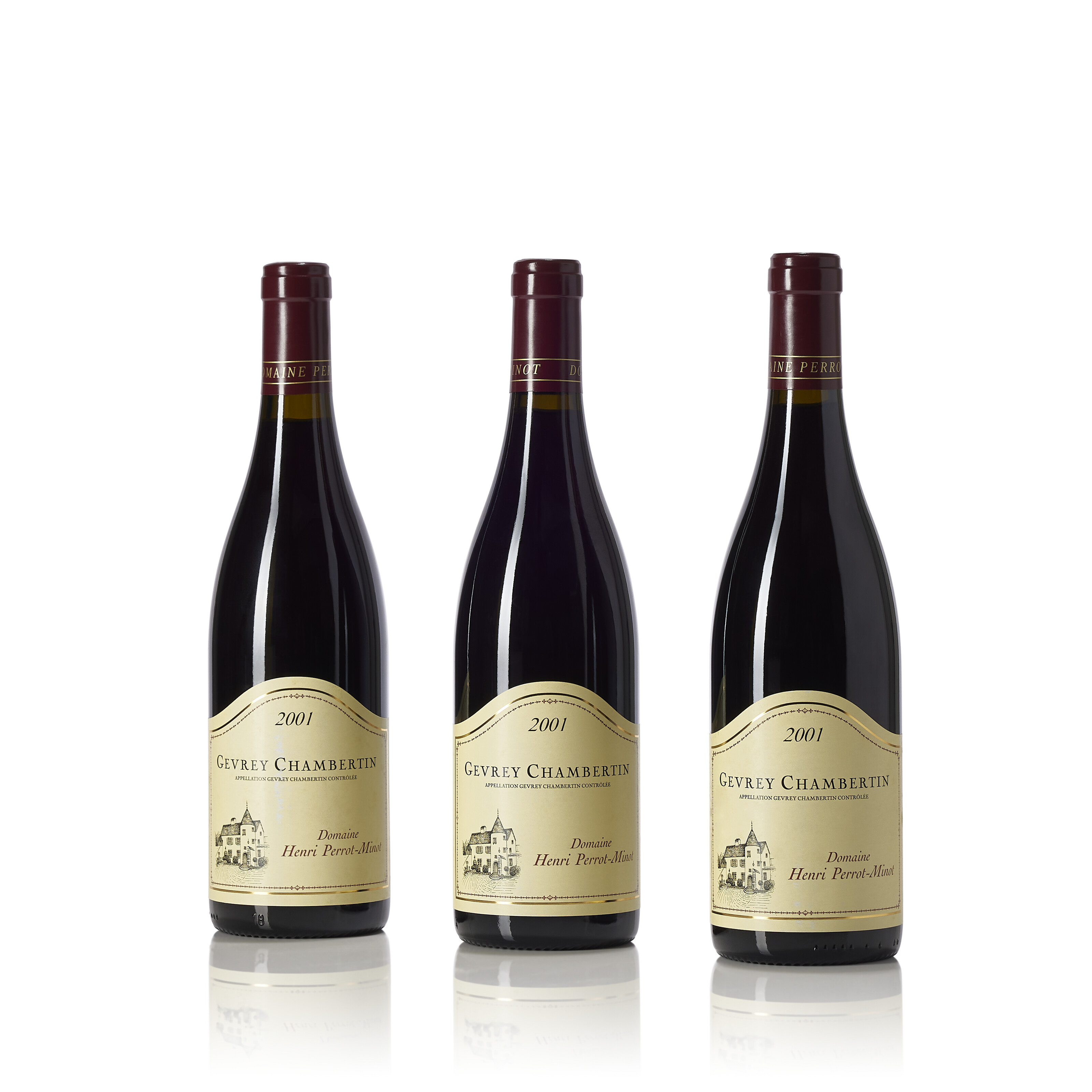 Domaine Perrot Minot, Gevrey-Chambertin 2001, In original carton ...