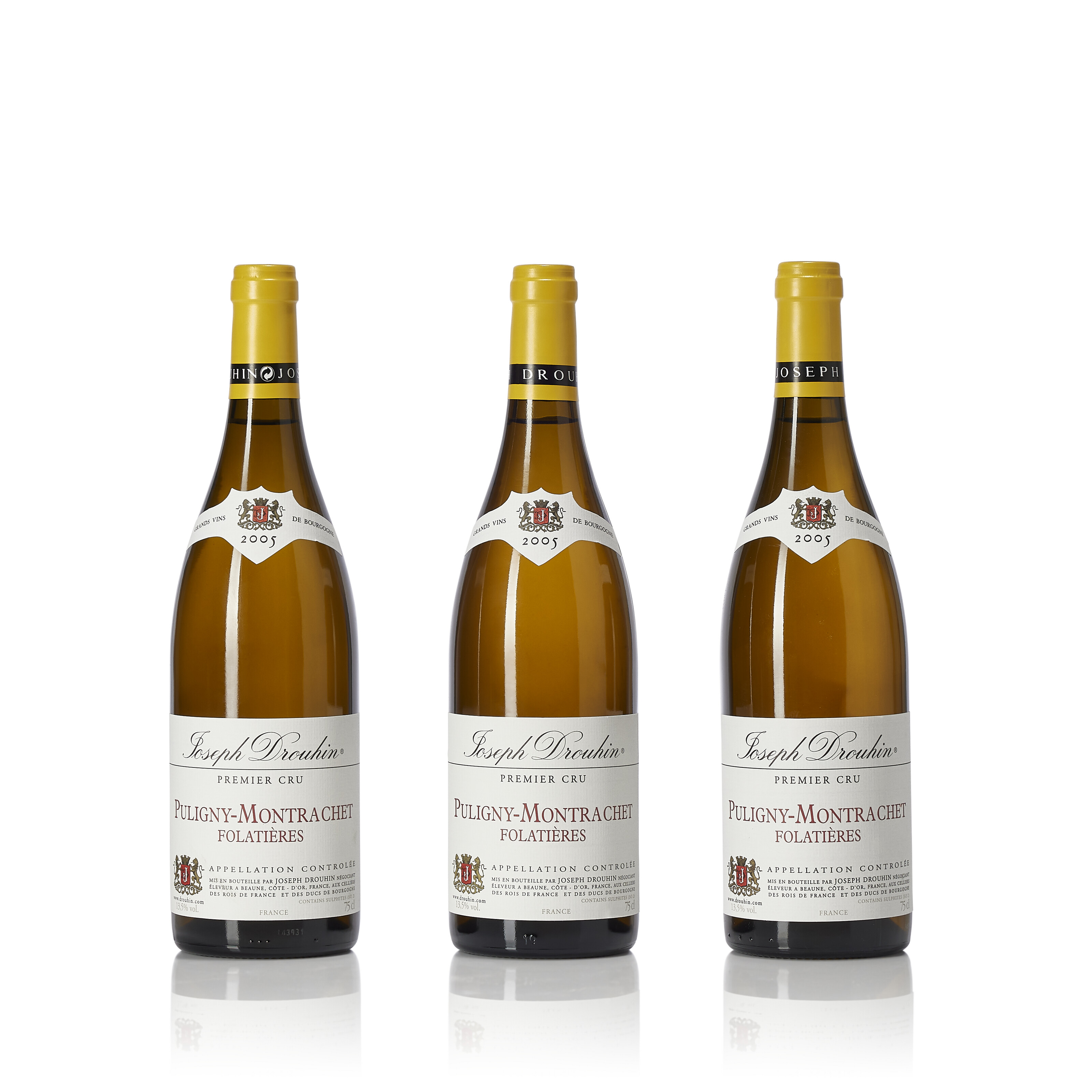 Joseph Drouhin, Puligny Montrachet Les Folatières 2005, In sealed ...