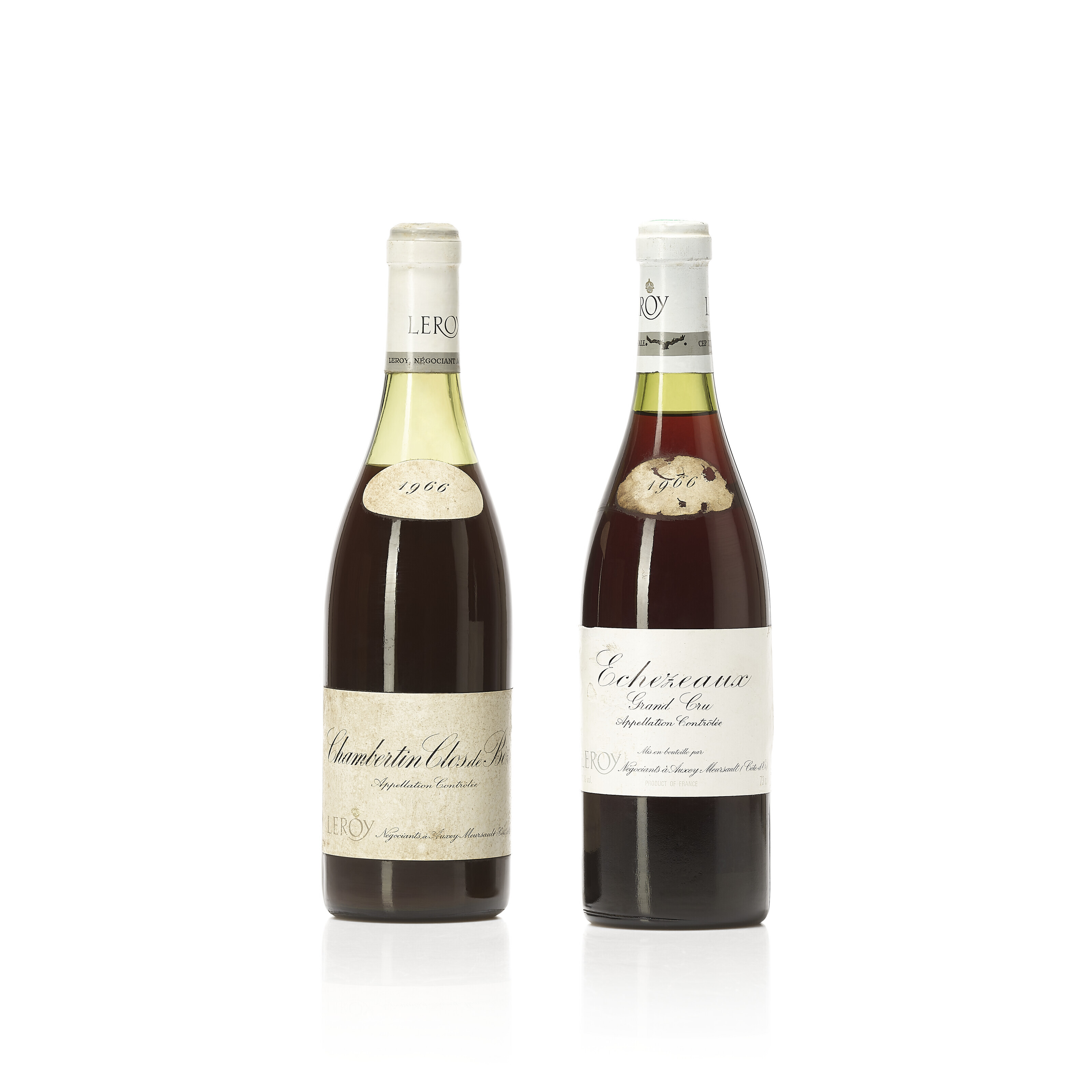 Maison Leroy, Chambertin-Clos de Bèze 1966, u. 4cm, bin-soiled and ...