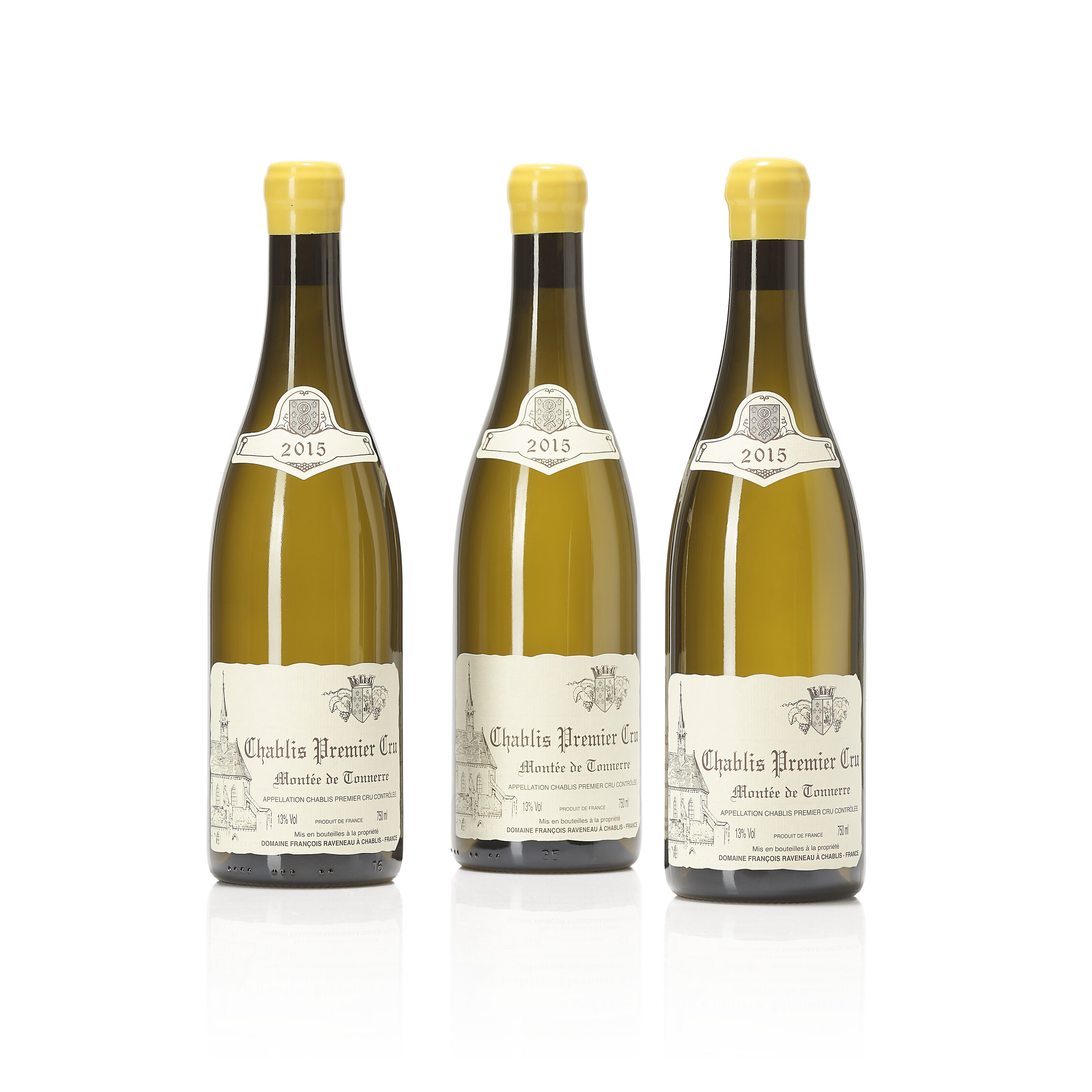 Domaine François Raveneau, Chablis, Montée de Tonnerre 2015, 1 sign of ...