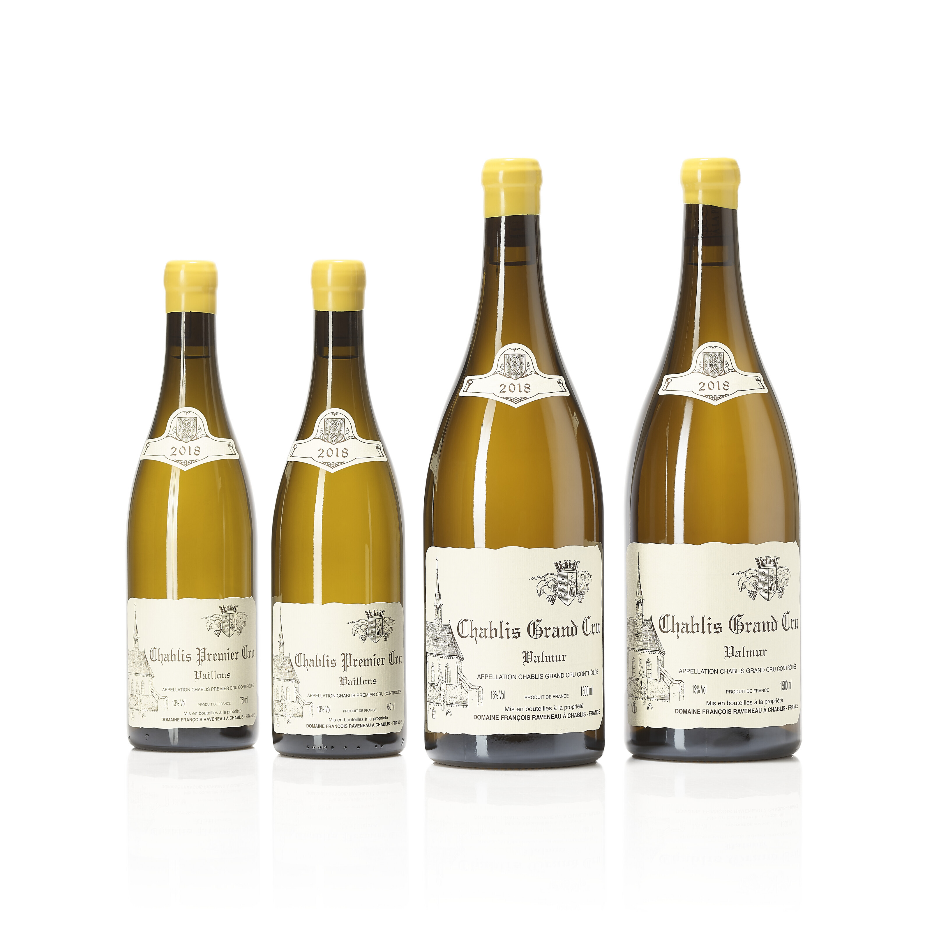 Domaine François Raveneau, Chablis, Vaillons 2018, 1 very lightly ...