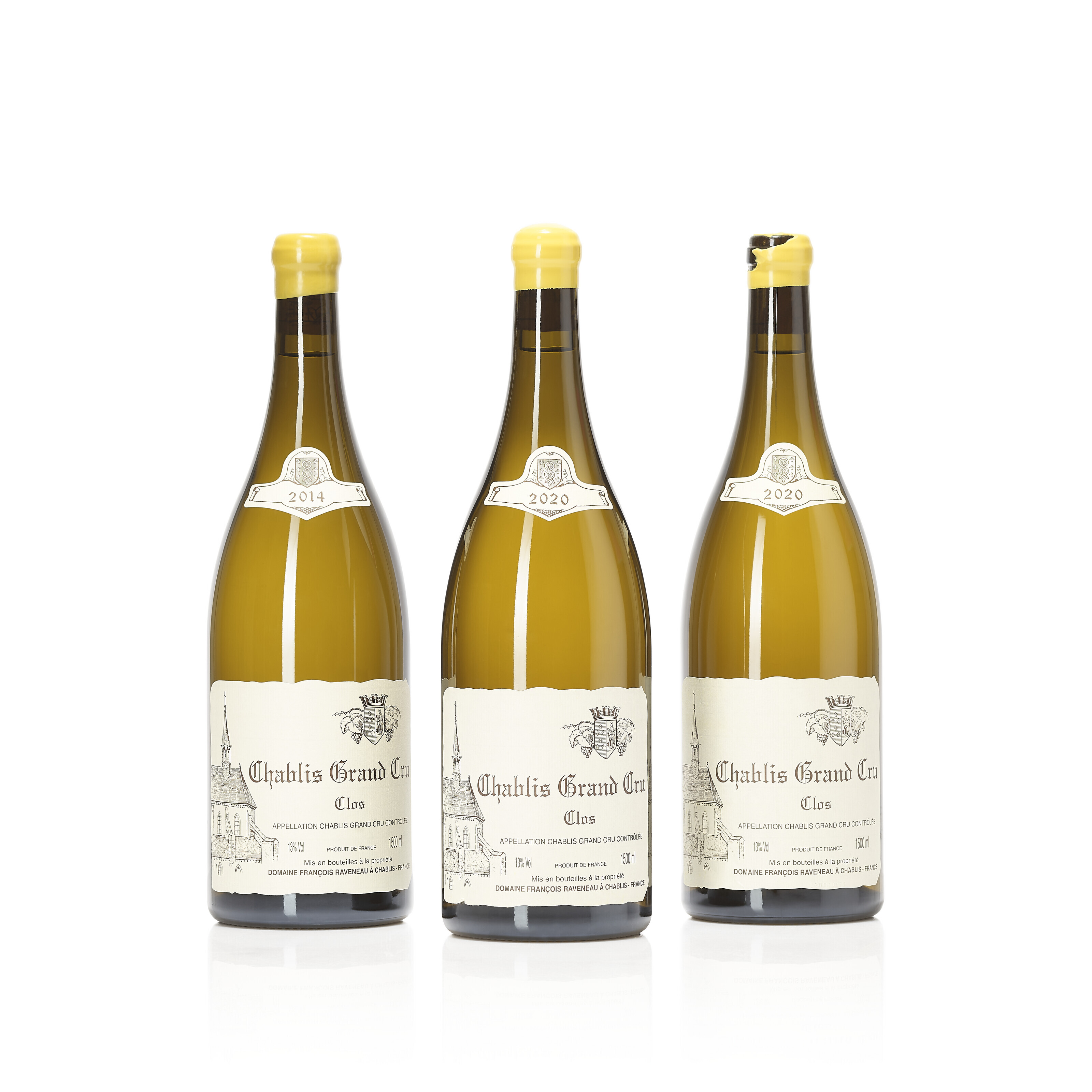 Domaine François Raveneau, Chablis, Les Clos 2020, 1 very slightly ...