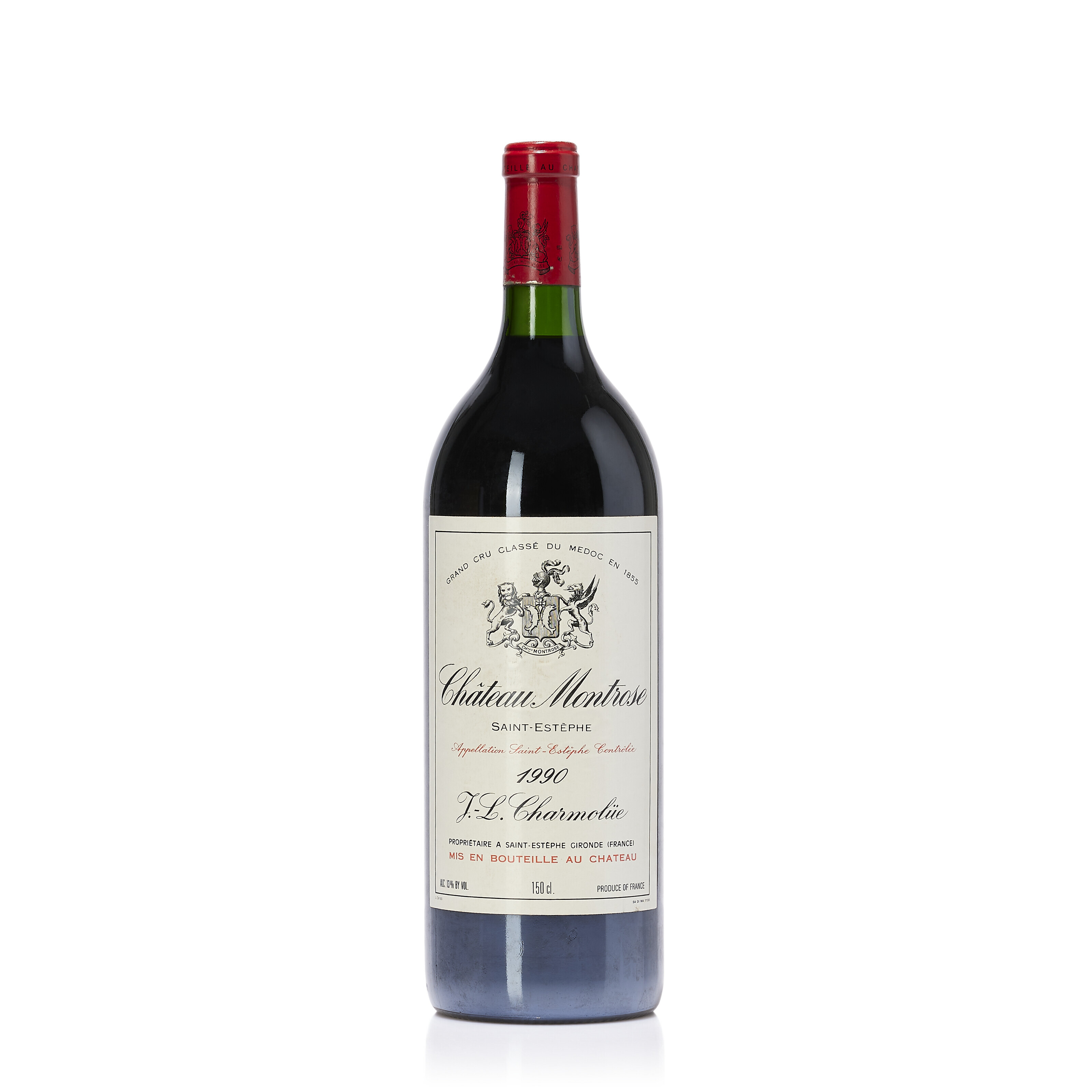 Château Montrose 1990, Lightly bin-soiled label | Christie’s