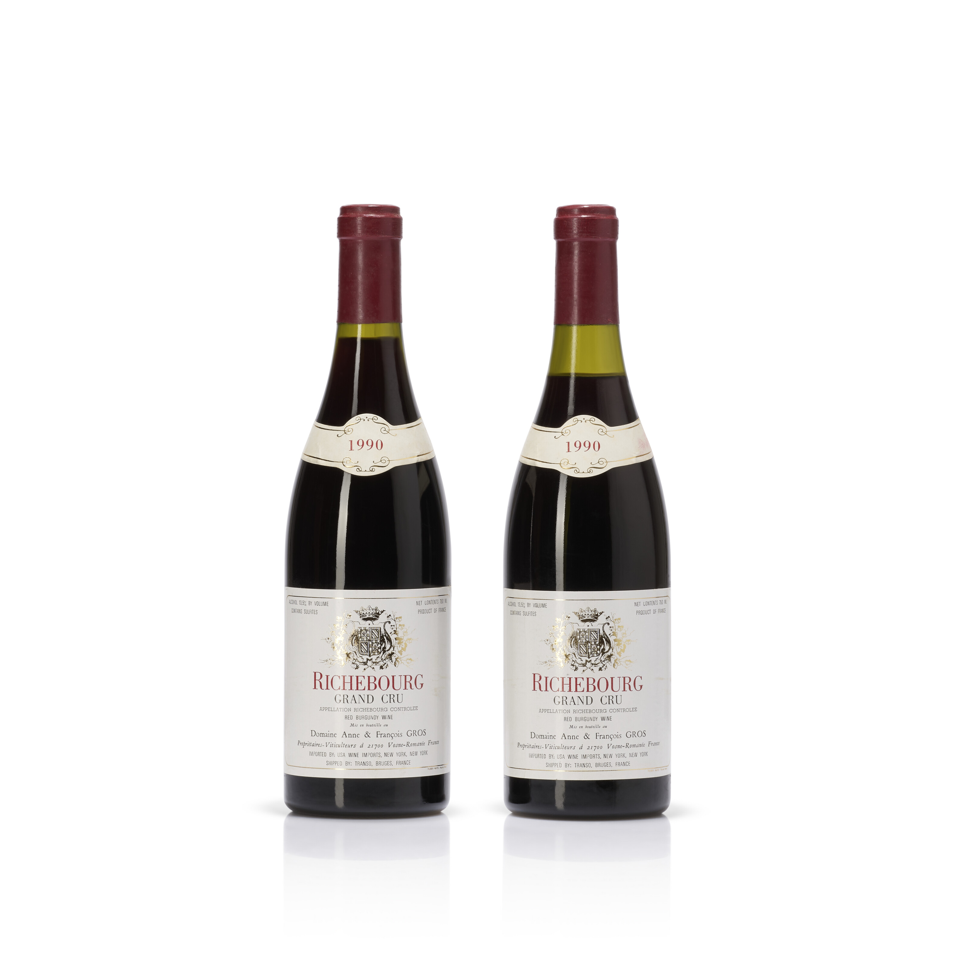Domaine Anne-Françoise Gros, Richebourg 1990, Côte de Nuits, Grand Cruu ...