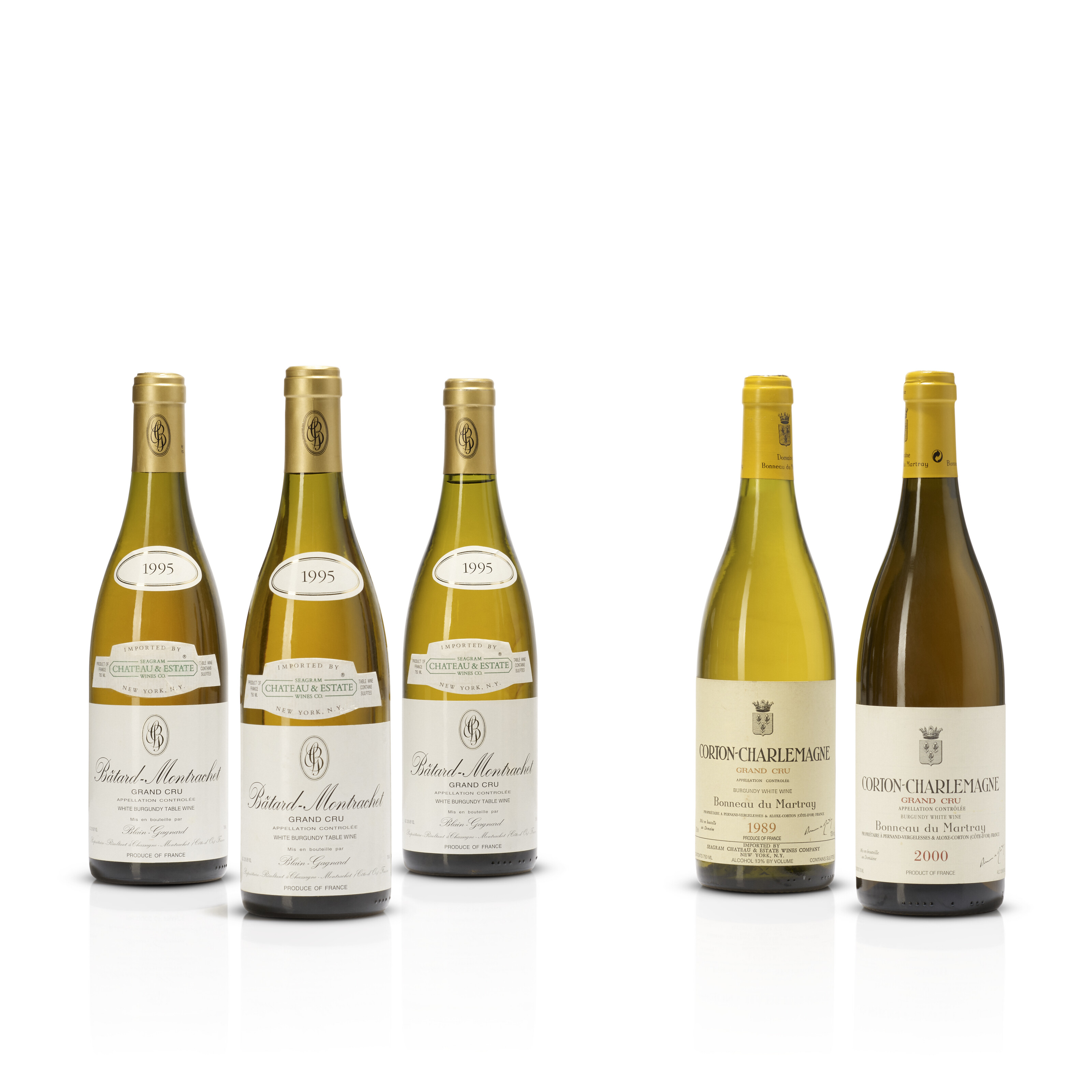 Mixed 1989 & 2000 Bonneau du Martray, Corton-Charlemagne, 1989Slightly ...