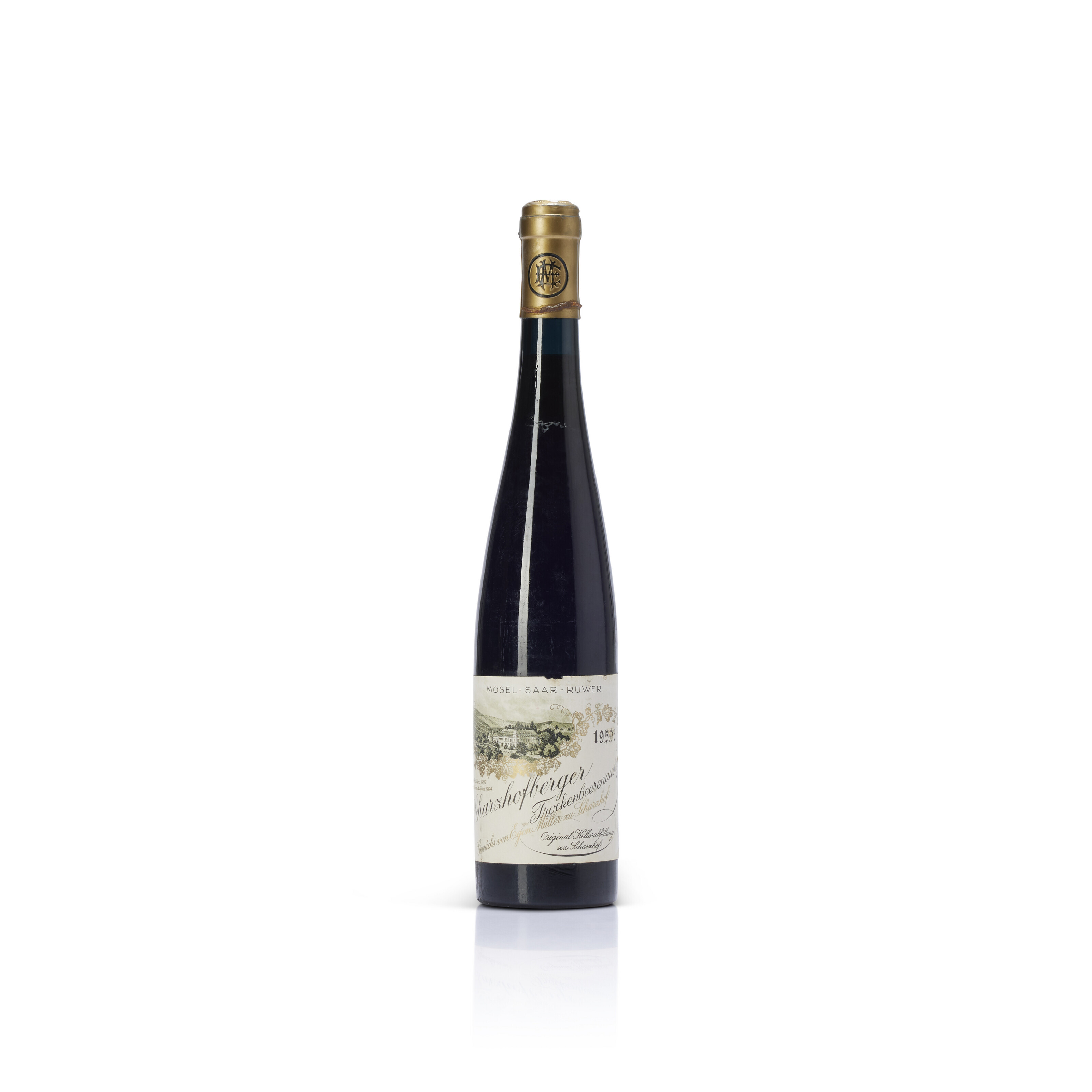 Egon Muller, Scharzhofberger Riesling Trockenbeerenauslese Goldkapsule ...