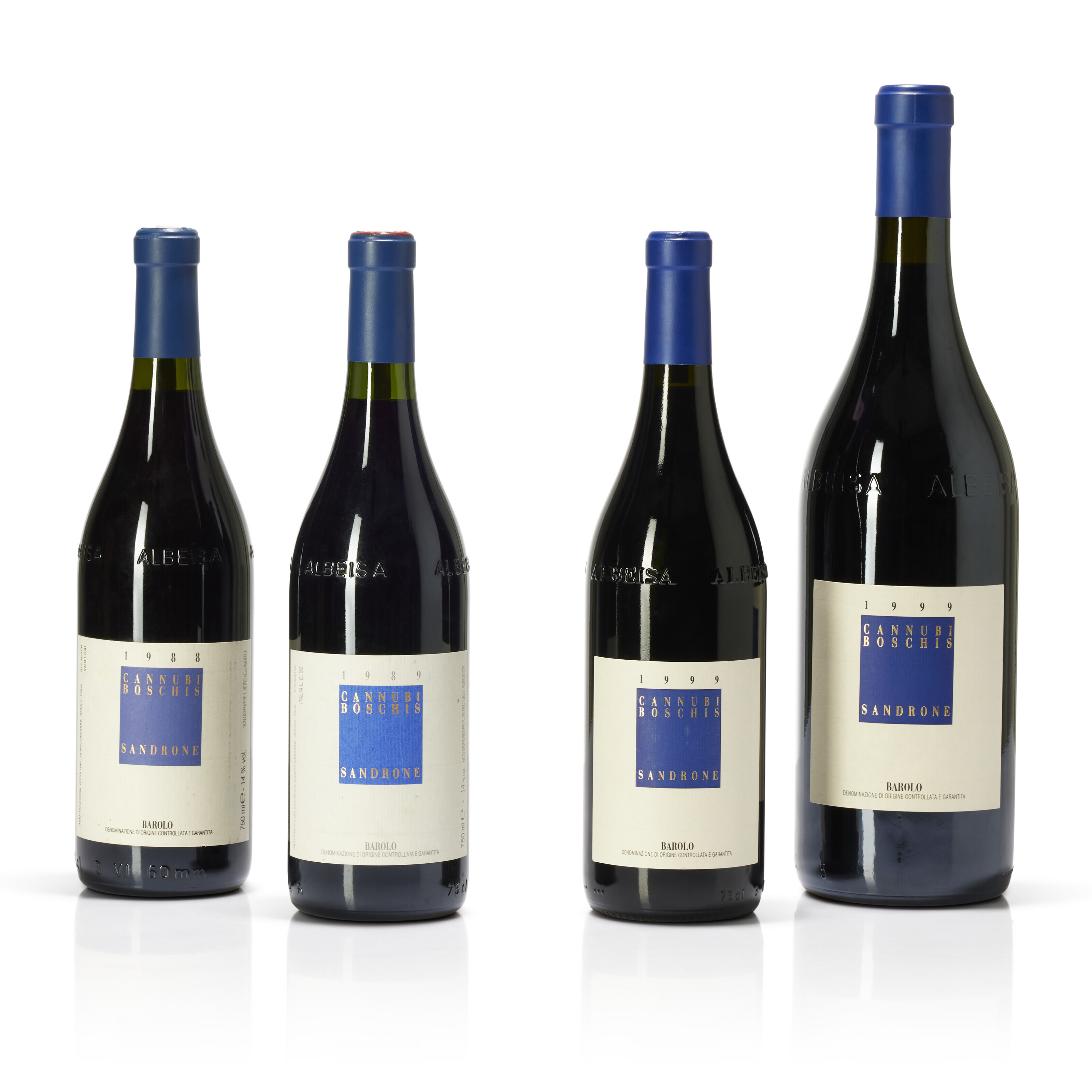 Mixed 1980s-1990s Luciano Sandrone Barolo Cannubi Boschis, Sibi et ...