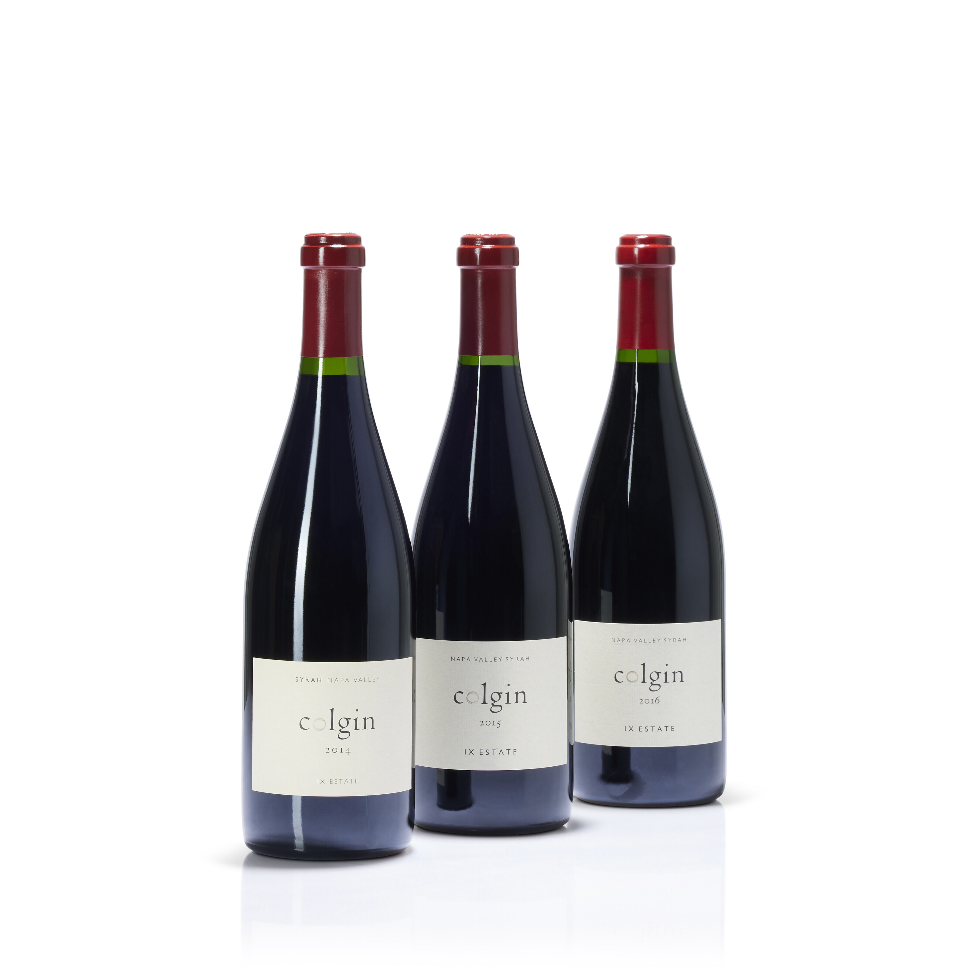 Mixed 2014-2016 Colgin, IX Estate Syrah, Napa Valley2014 (3)2015 (3 ...