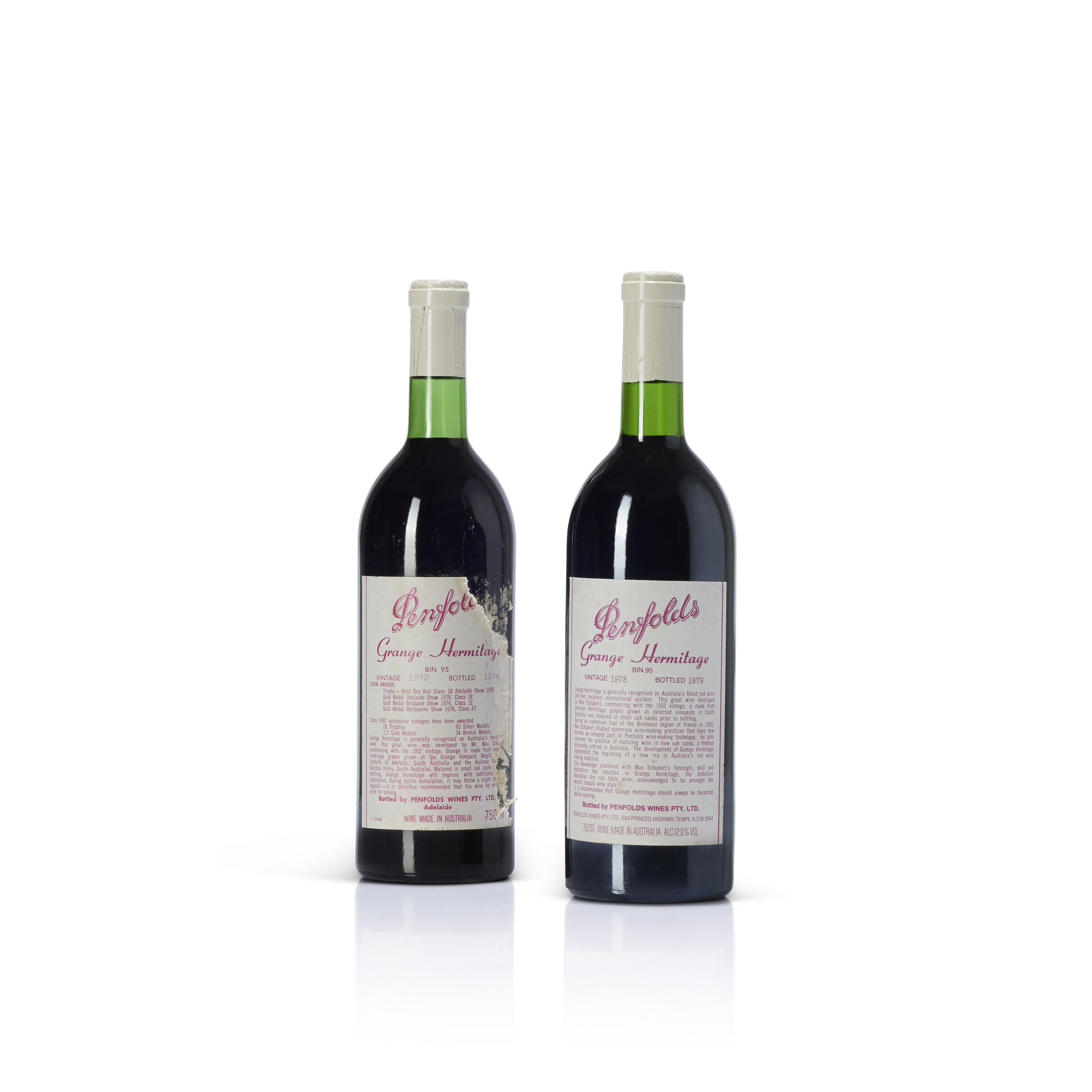 Mixed 1973 & 1978 Penfolds Grange, 1973u. bn, very good colour and ...