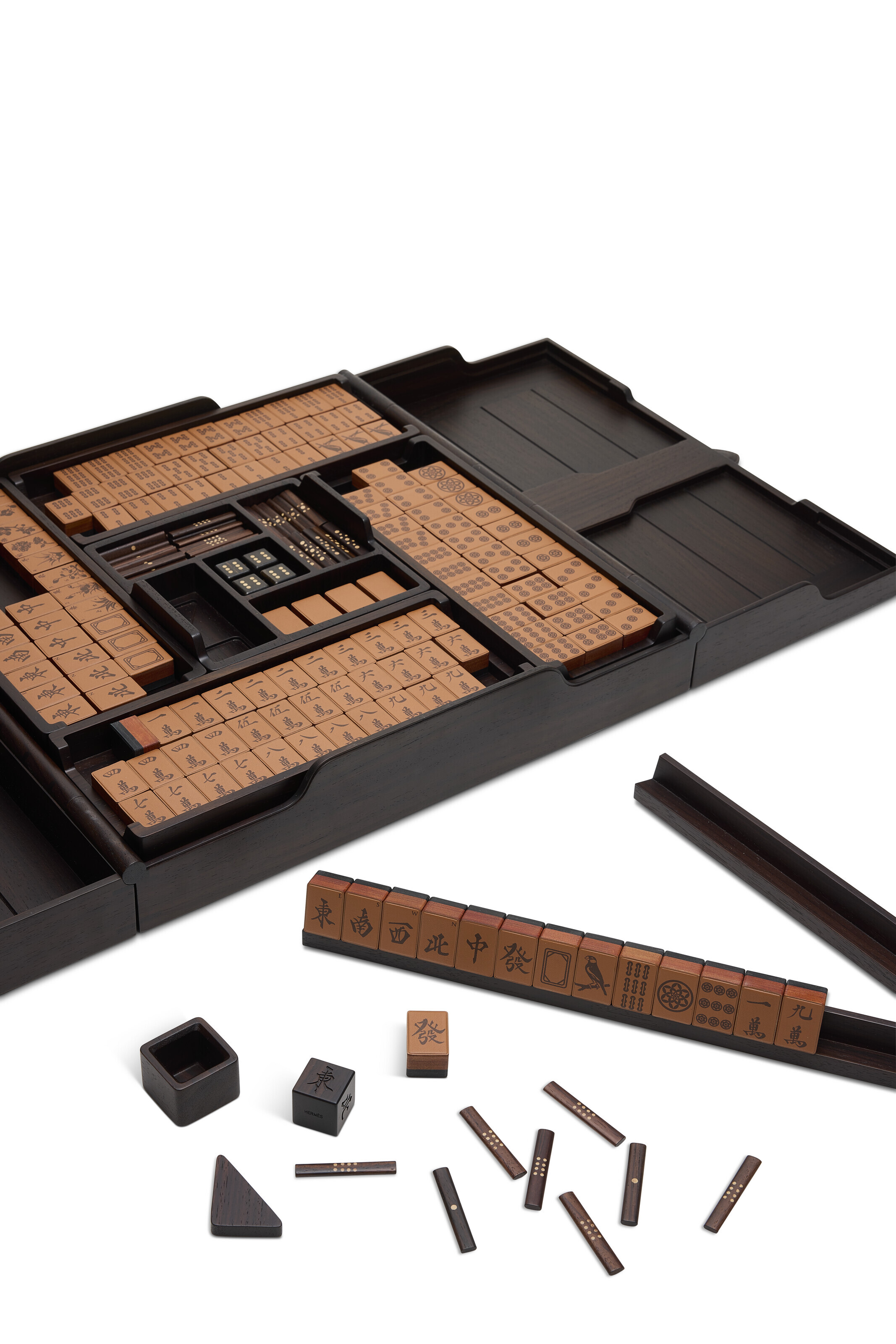 A PALISSANDER WOOD HELIOS MAHJONG SET, HERMÈS, 2021 | Christie’s