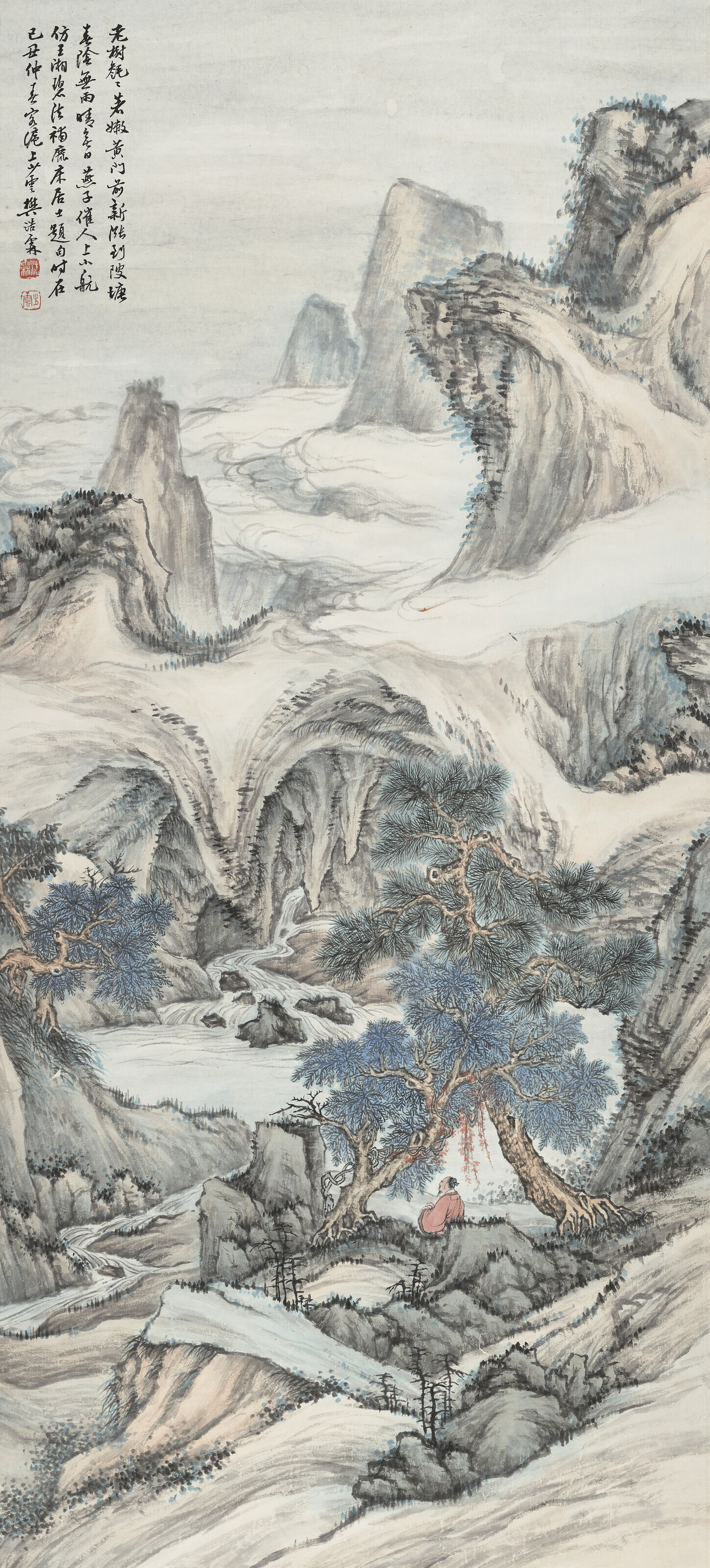 FAN HAOLIN (1885-1962), Scholar Viewing the Mountain | Christie’s