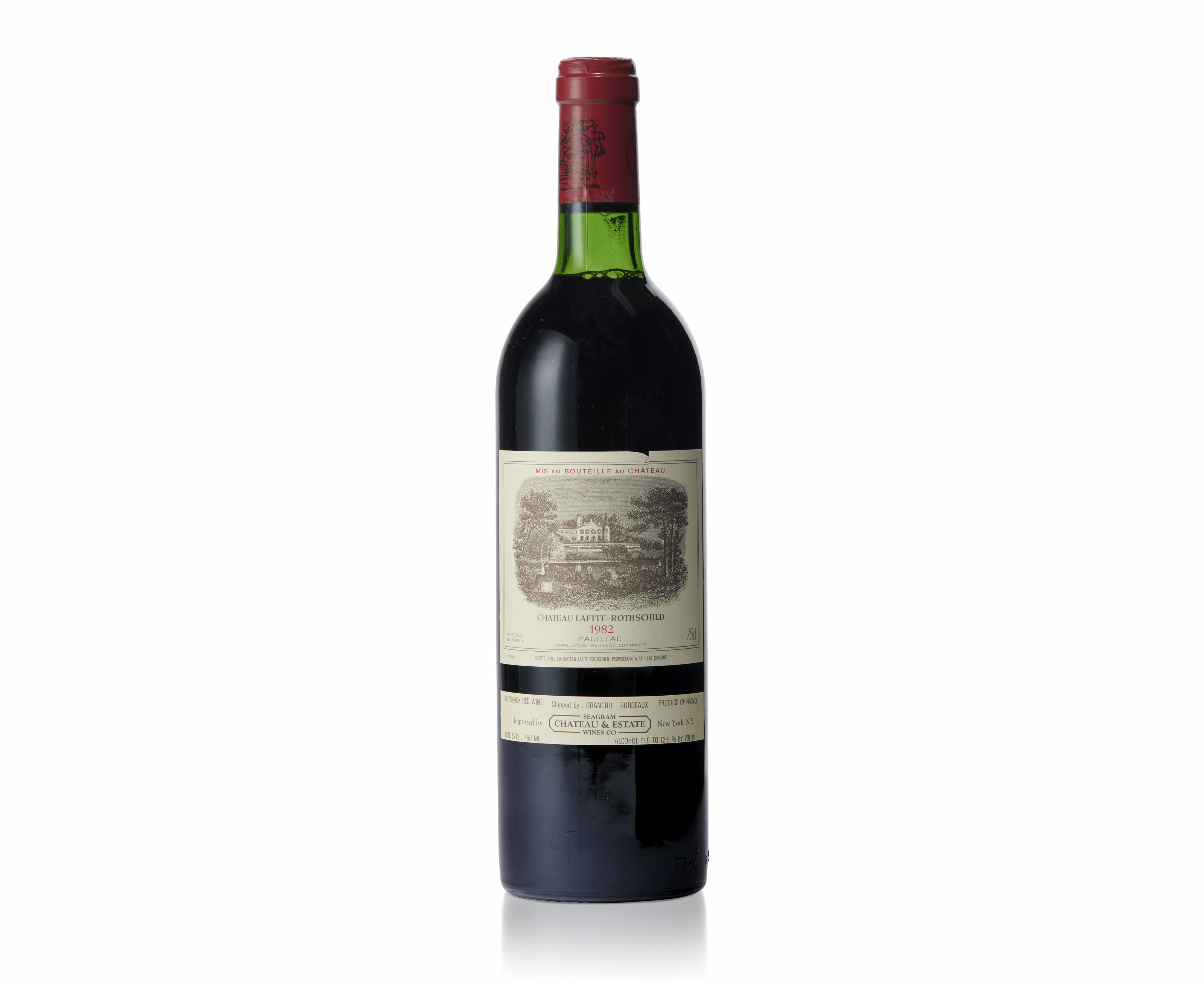 Château Lafite Rothschild 1982, Premier Cru Classé, Pauillac Four corroded capsulesSlightly bin ...
