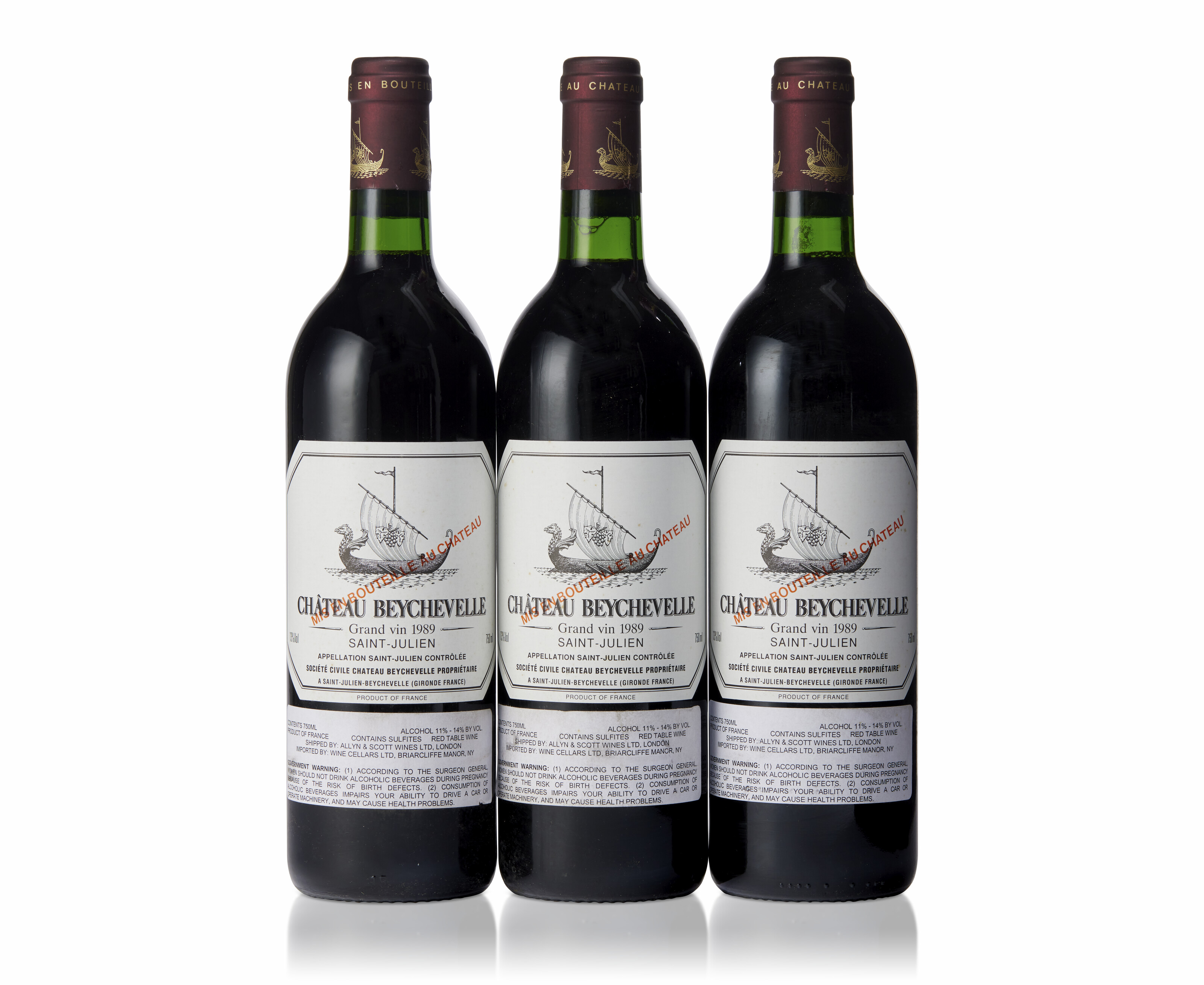 Château Beychevelle 1989, Quatrième Cru Classé, Saint-Julien Good ...