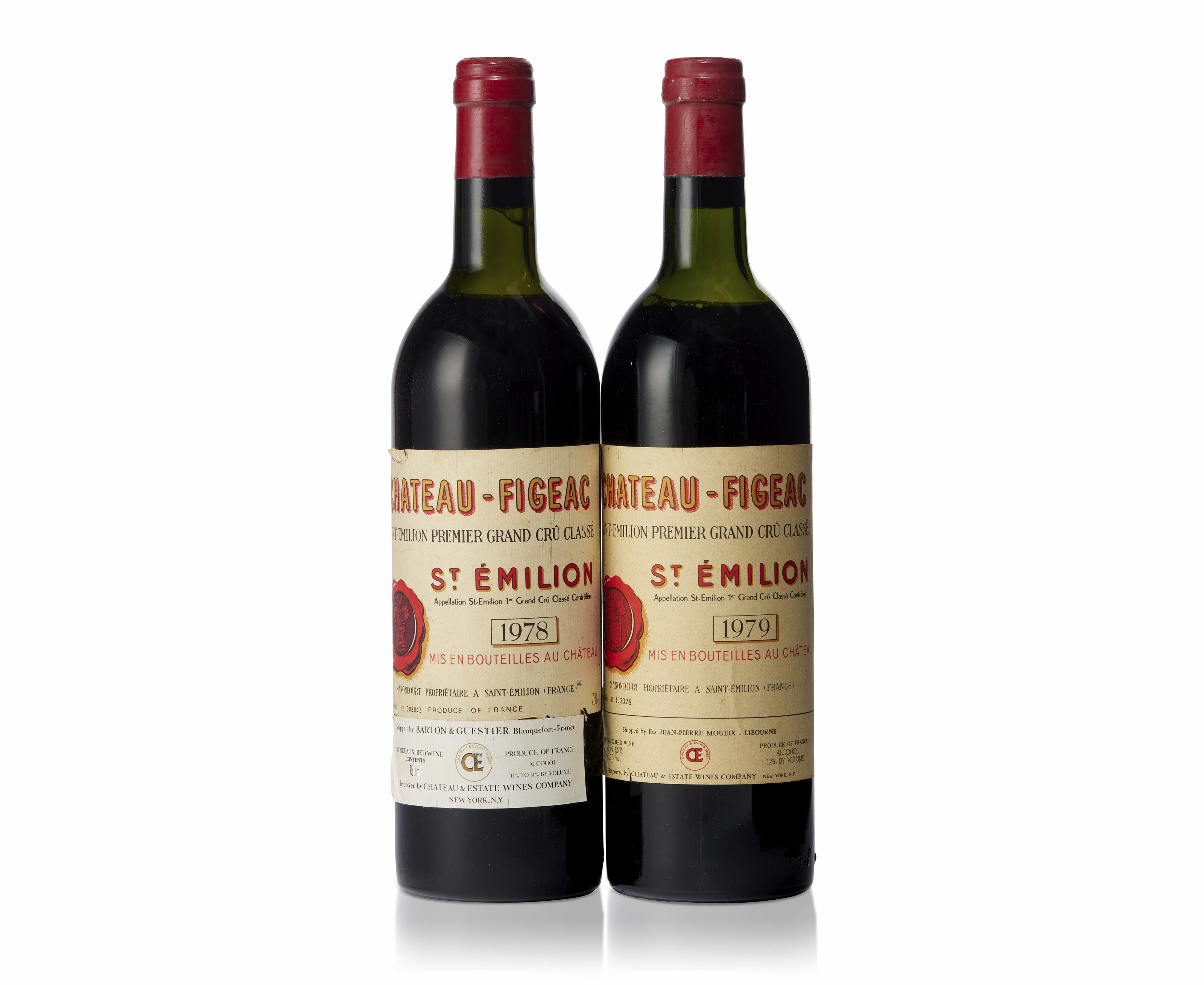 Mixed Château Figeac, 1978Slightly bin-soiled labels, one nickedLevels ...