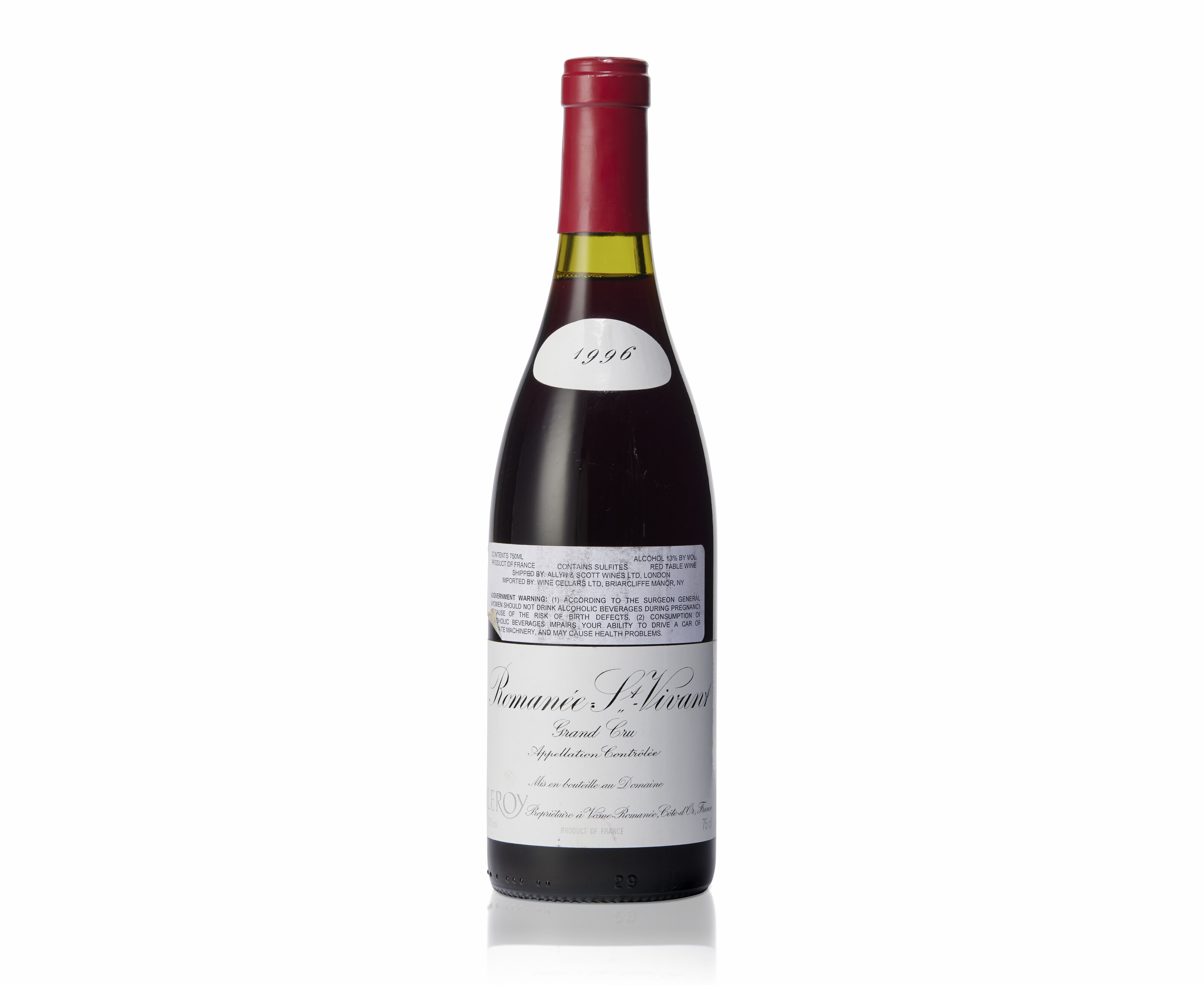 Domaine Leroy, Romanée-Saint-Vivant 1996, Grand Cru, Côte de Nuits ...
