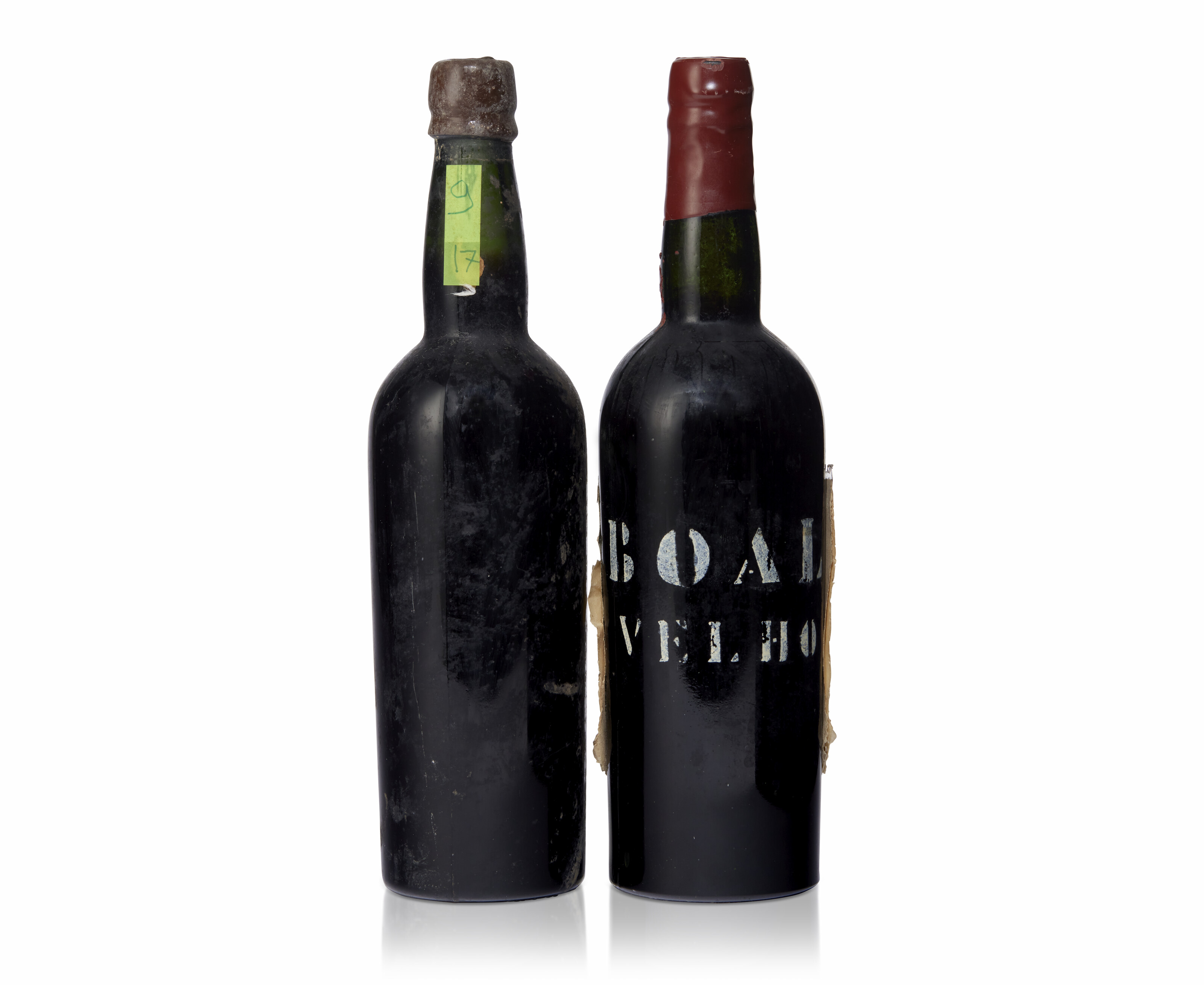 Mixed Madeira, Bual VelhoWax capsuleNo labelLevel base of neck (1)Old ...