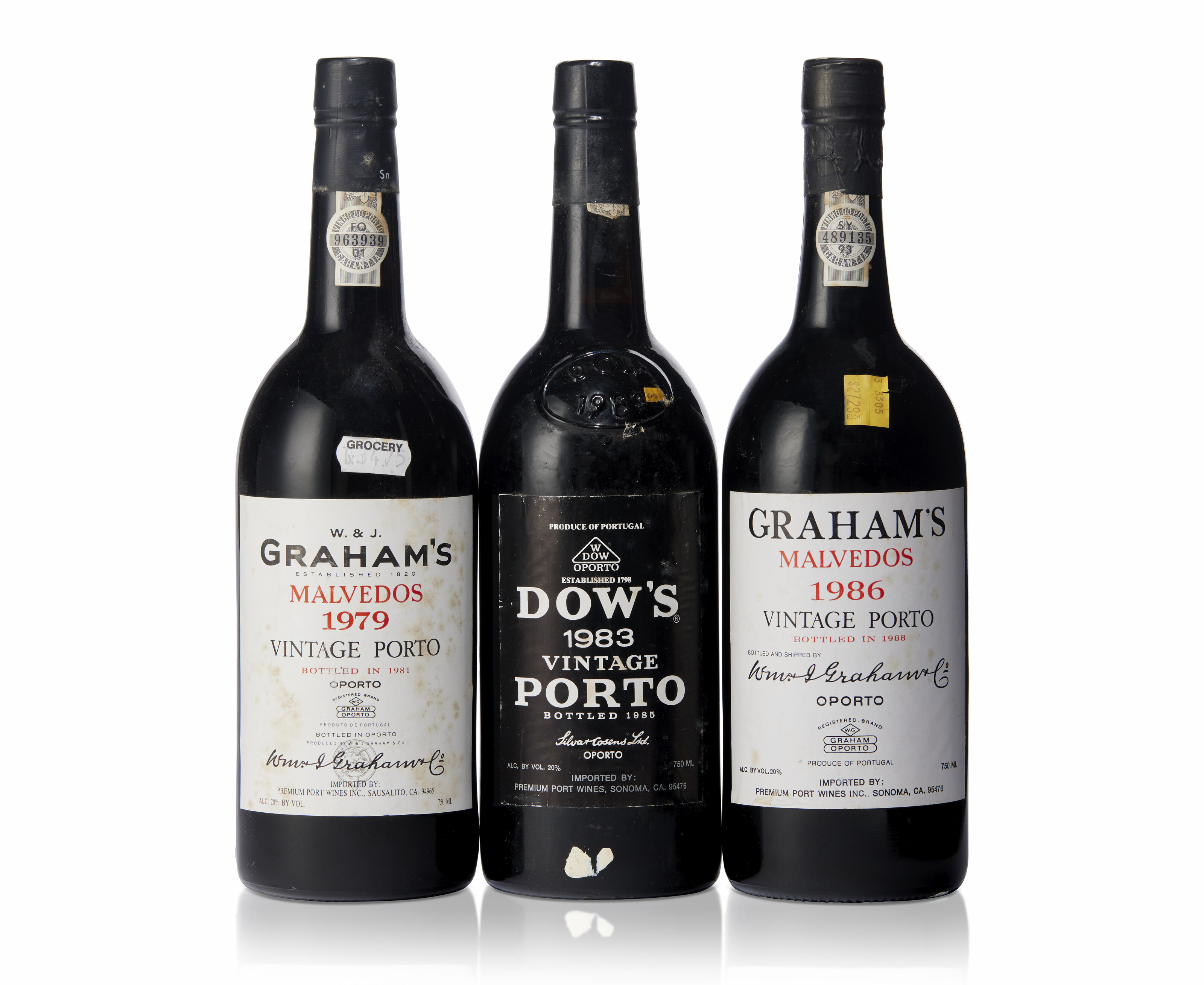 Mixed Port, Graham's Malvedos 1979Bin-soiled labelLevel base of neck (1 ...