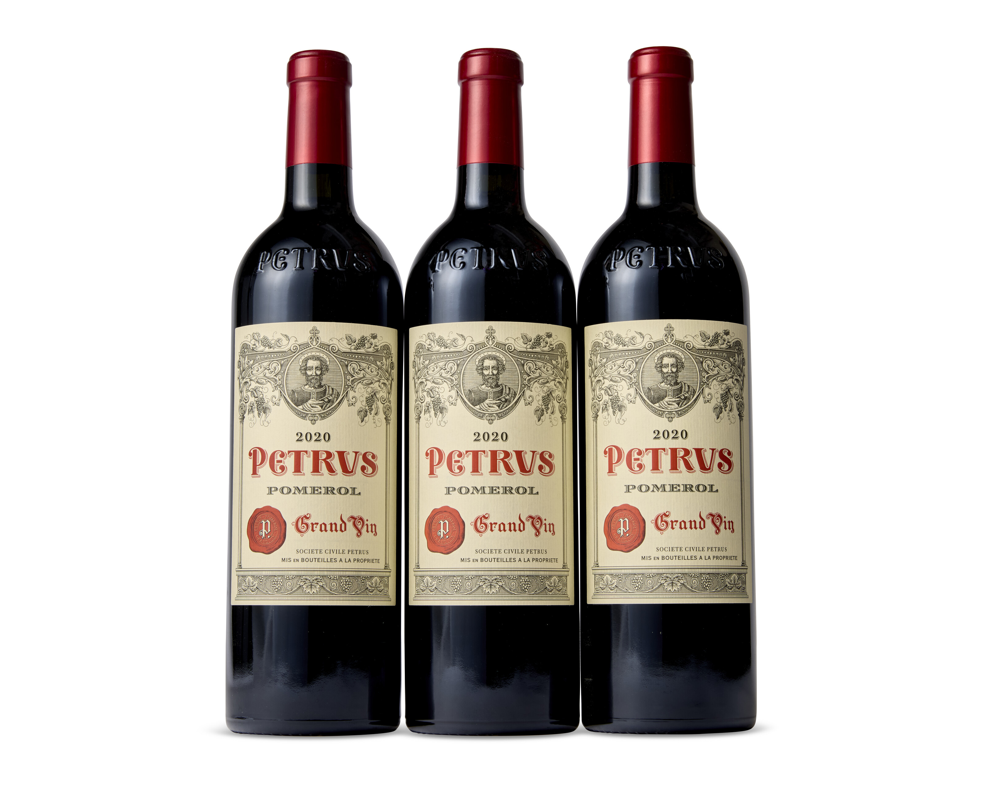 Petrus 2020, Pomerolcase banded prior to inspection | Christie’s