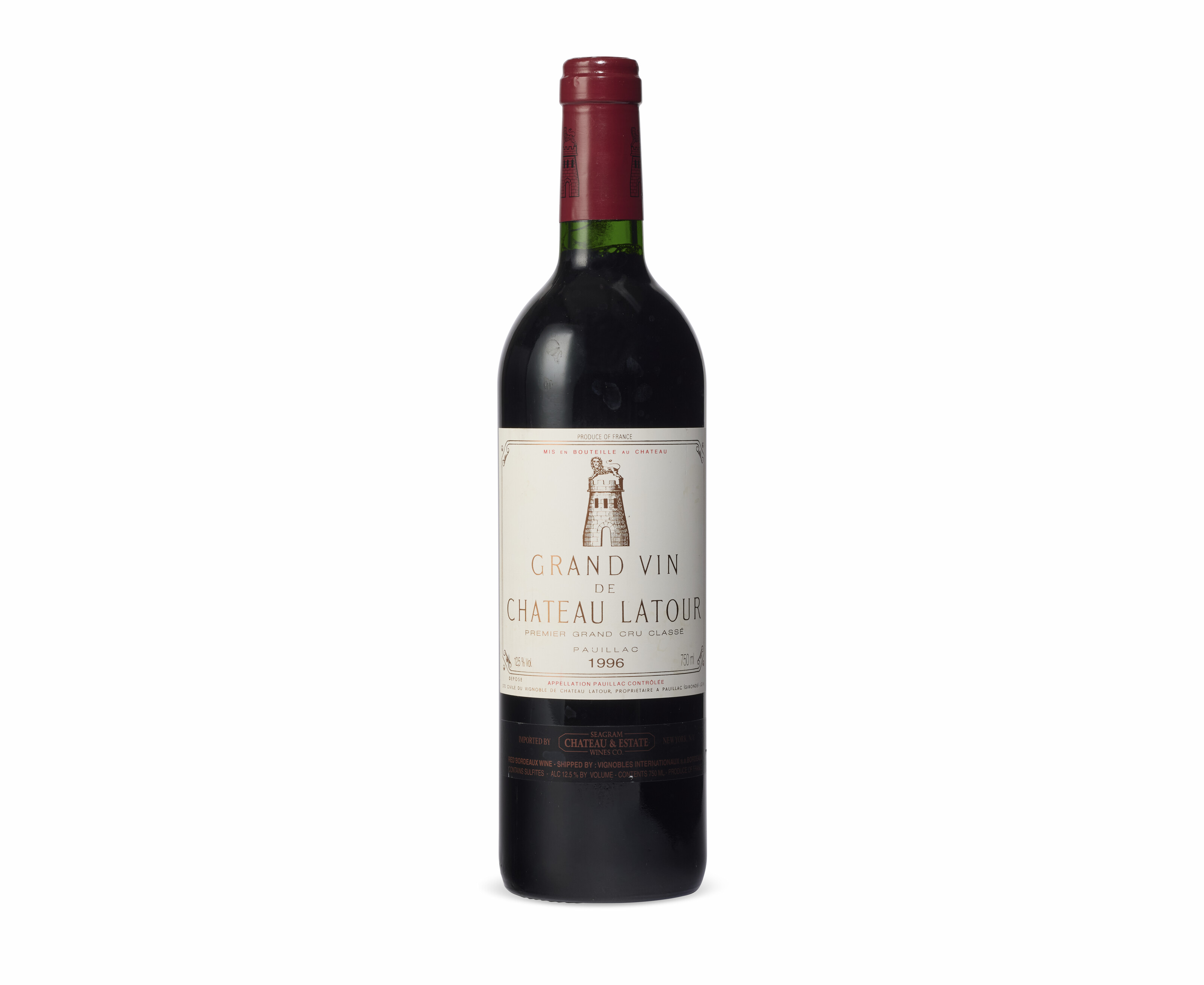 Château Latour 1996, Pauillac, 1er Cru Classé u.6bn or better, scuffed ...