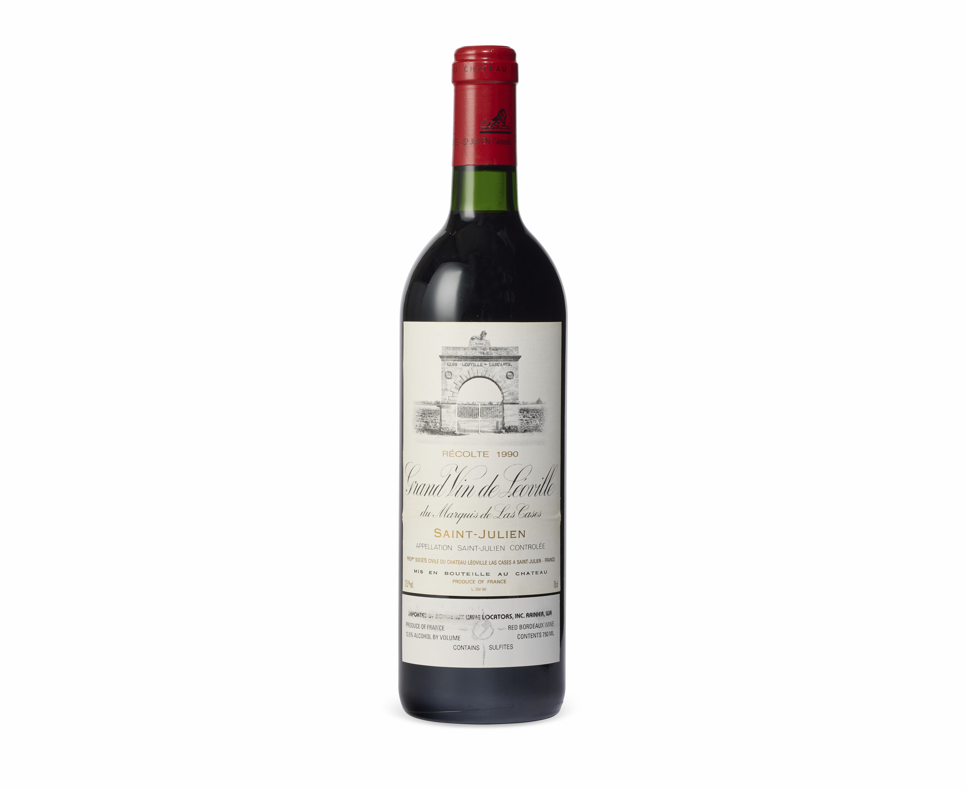Château Léoville Las Cases 1990, Saint-Julien, 2ème Cru Classéu.10bn or ...