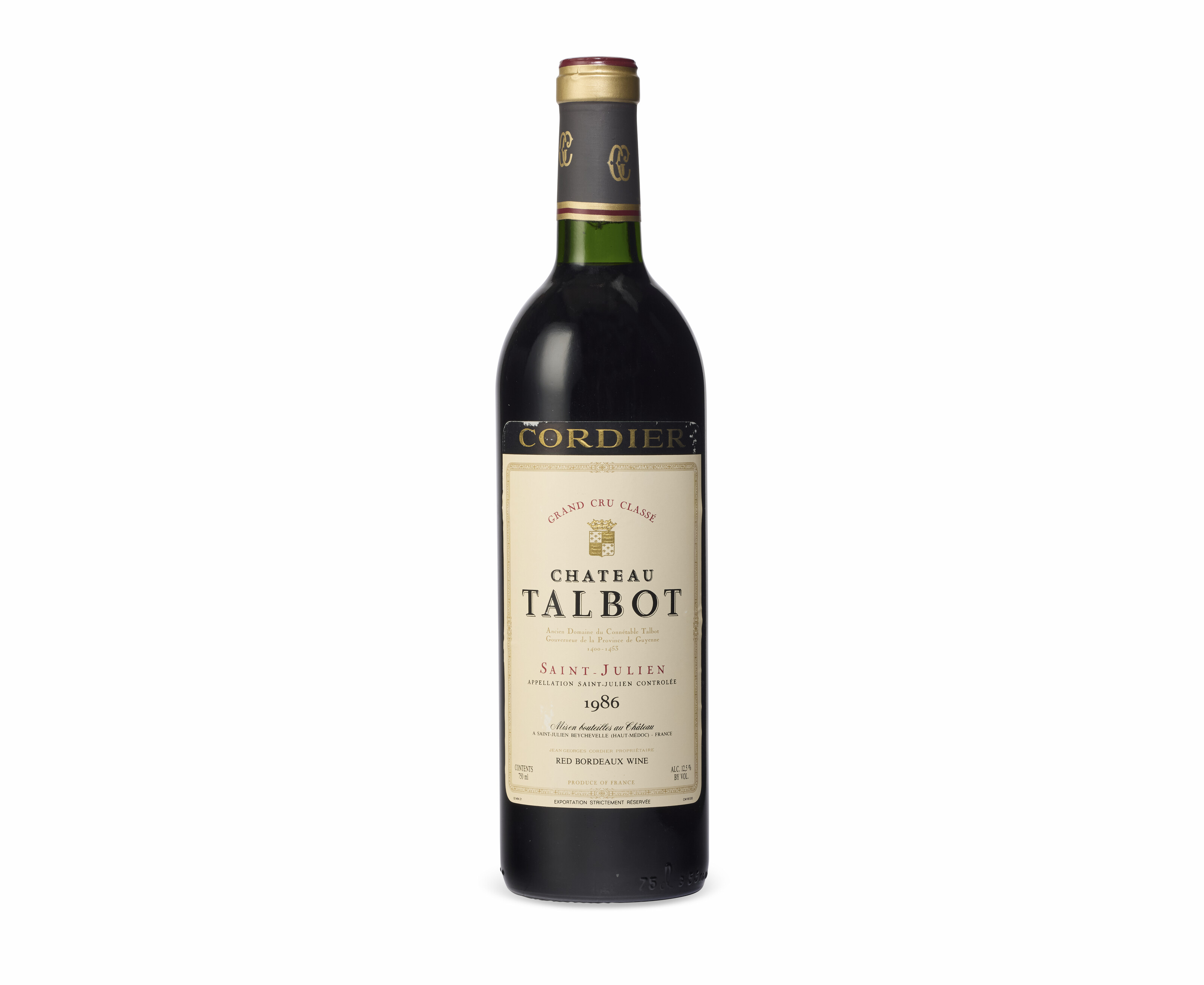 Château Talbot 1986, Saint-Julien, 4ème Cru Classé u.1bn, 3ts, 1 ...