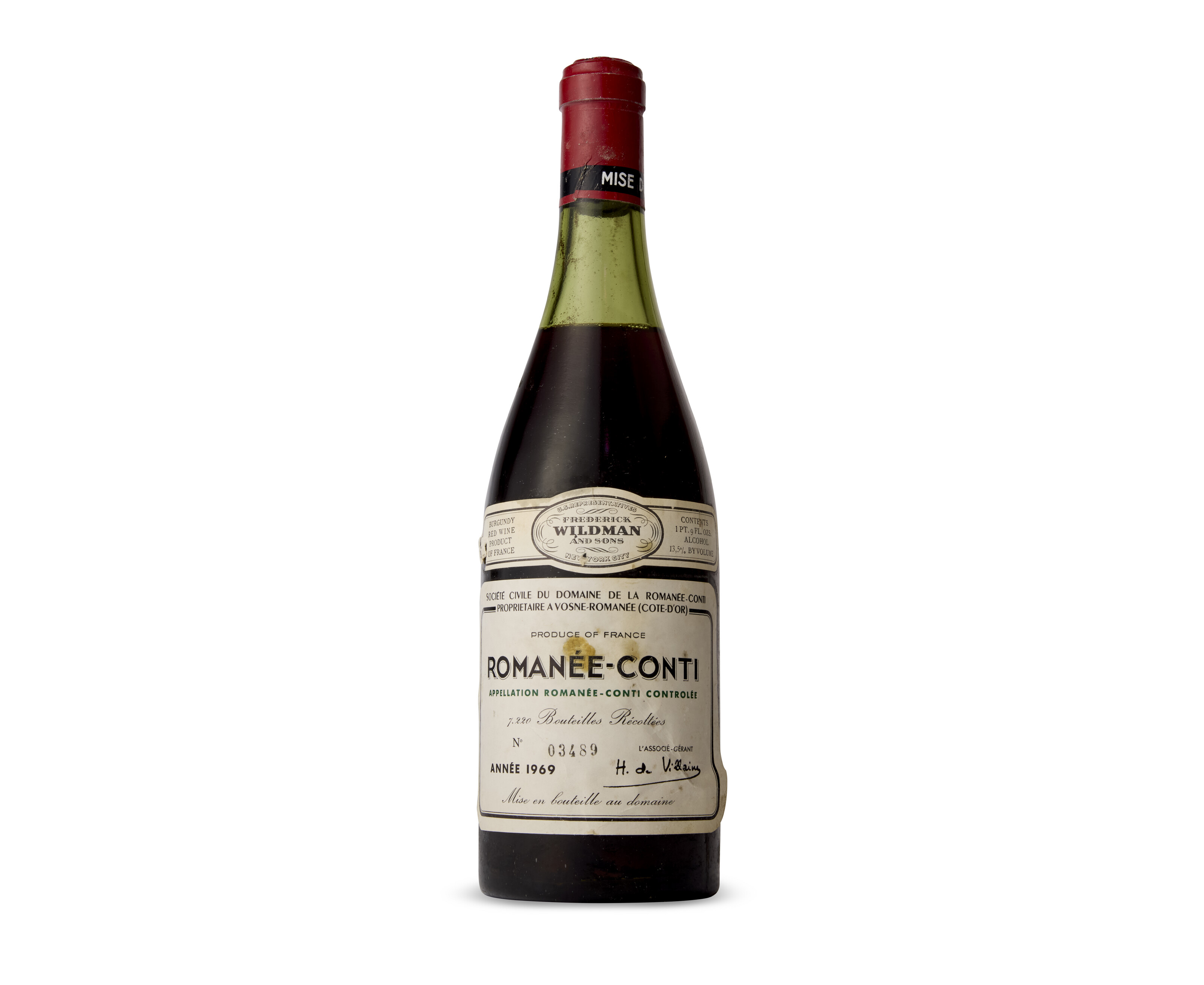Domaine de la Romanée-Conti, Romanée-Conti 1969, Côte de Nuits, Grand ...