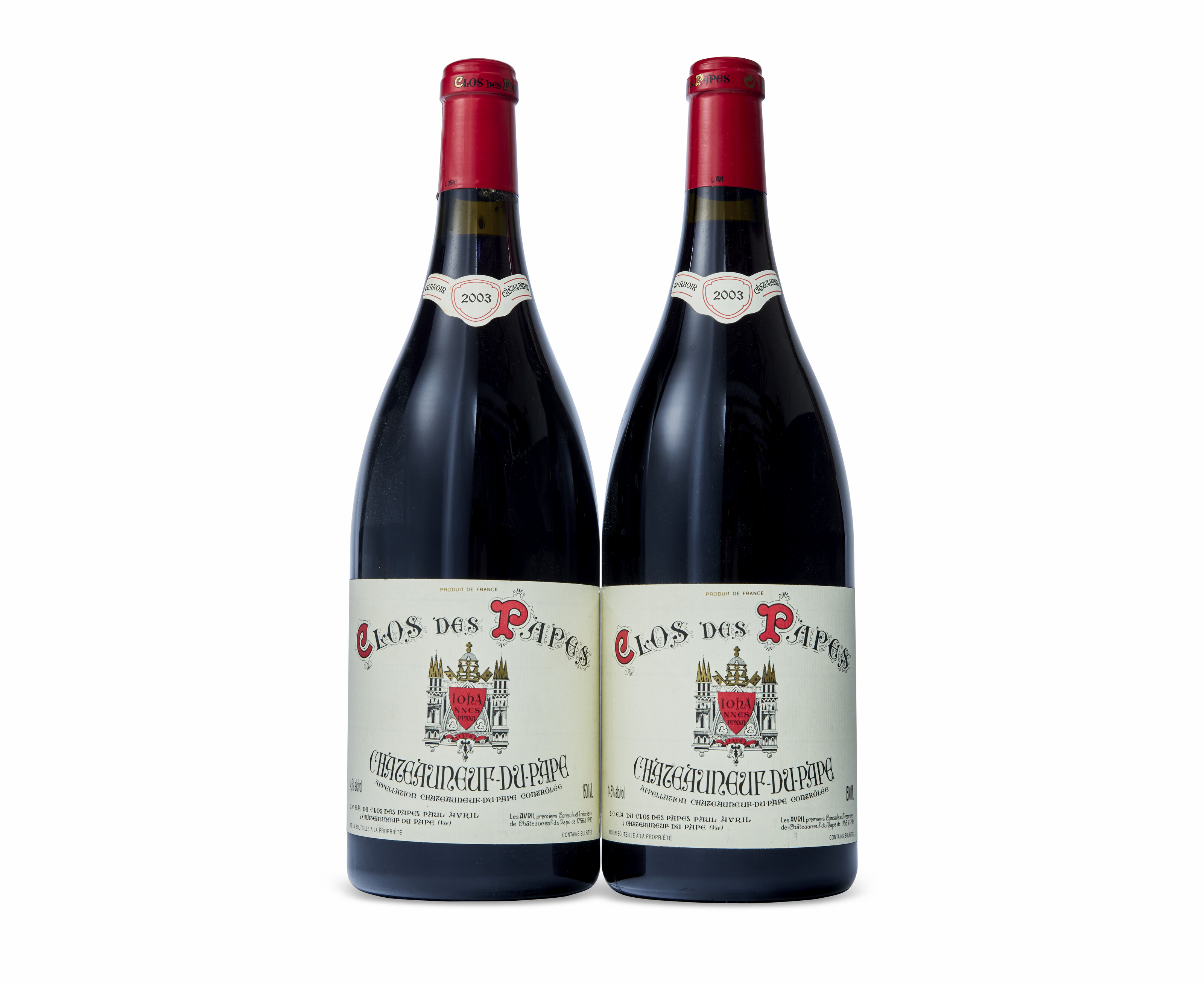 Clos des Papes, Châteauneuf-du-Pape, Rouge 2003, Rhône1 slightly ...