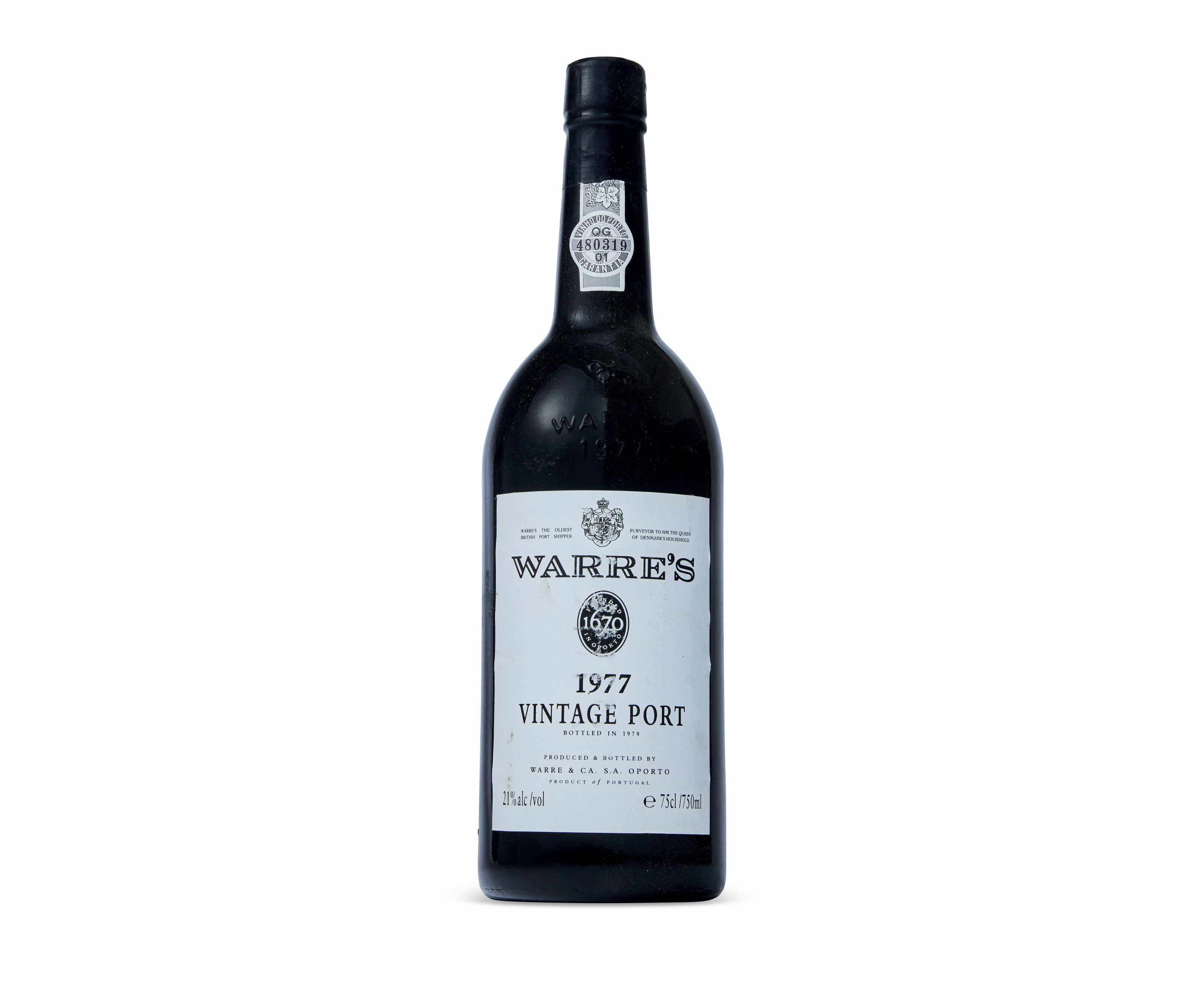 Warre's 1977, Oporto1 bin-soiled label, some slightly nicked and ...