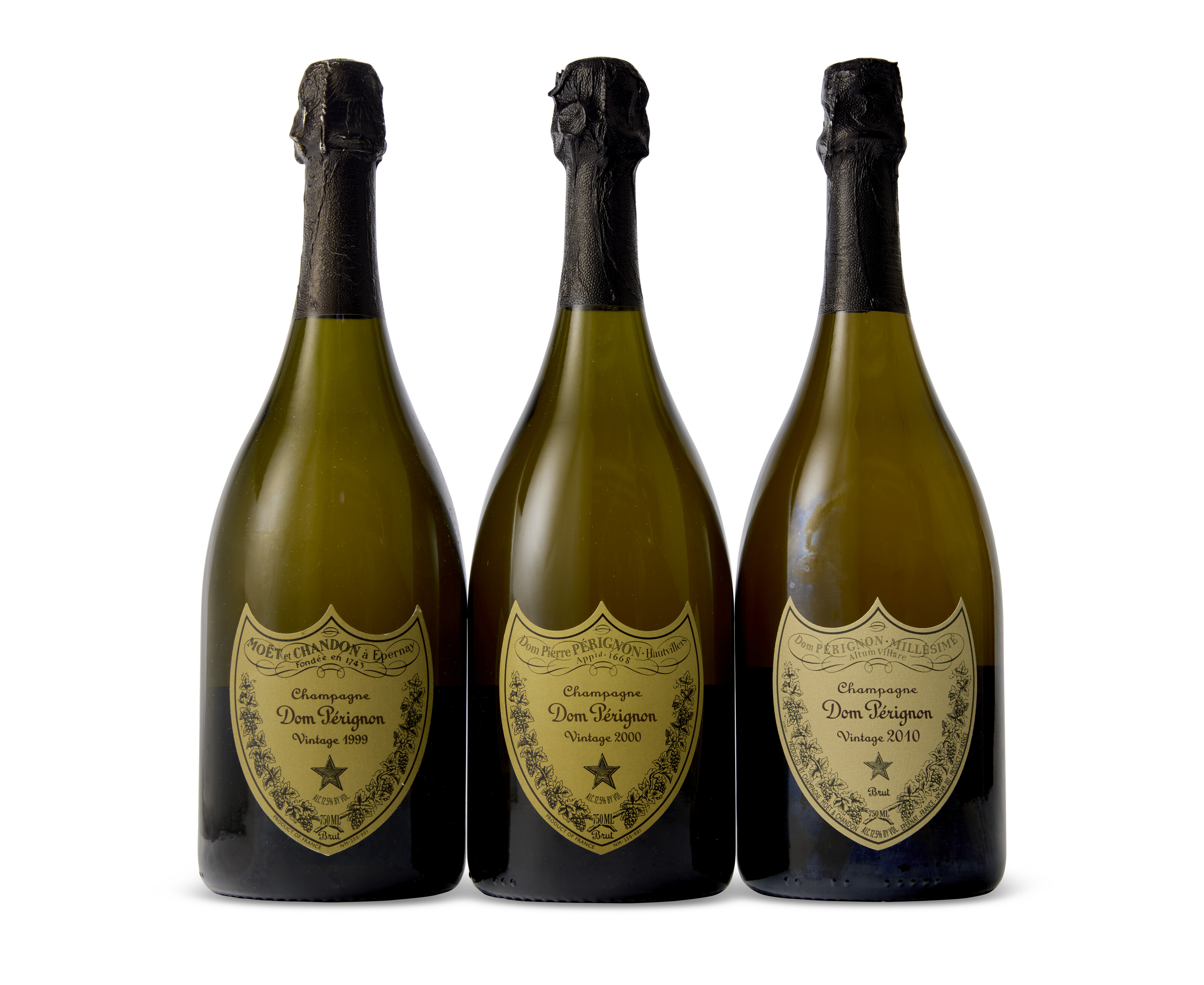 Mixed Dom Pérignon, 1999u.1 level into foil (1)2000gift box (1 ...