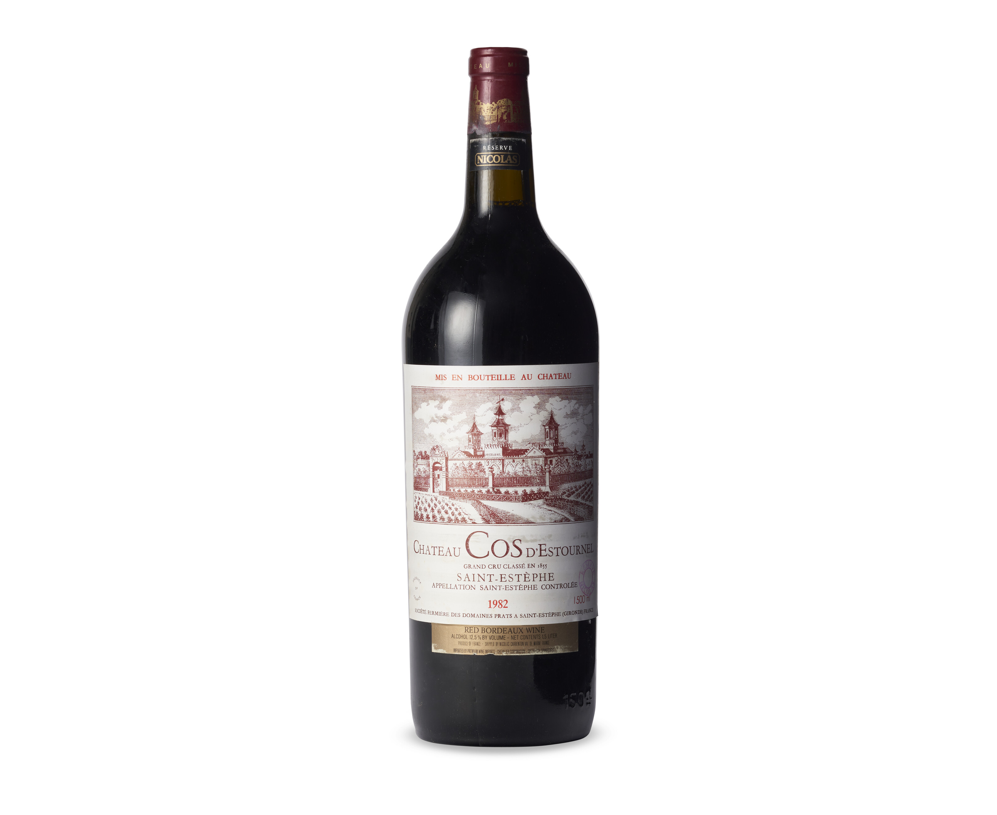 Château Cos d'Estournel 1982, Saint-Estephe, 2ème Cru ClasséLevels bn ...