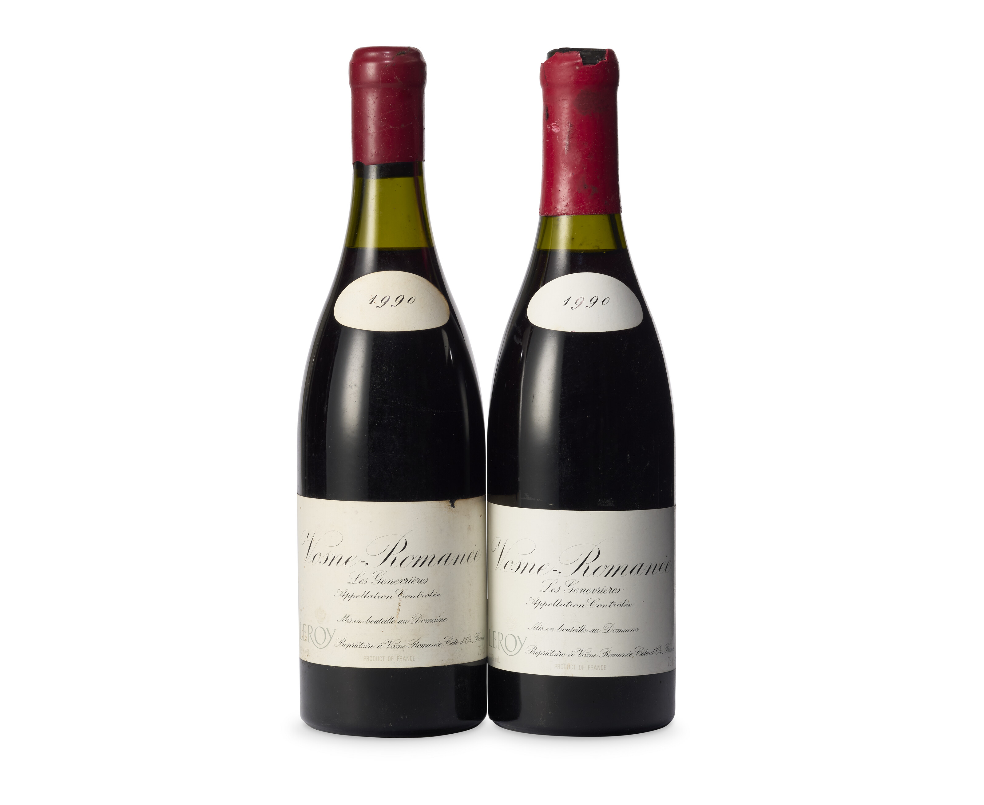 Domaine Leroy, Vosne-Romanée, Les Genevrières 1990, Côte de Nuitsu ...