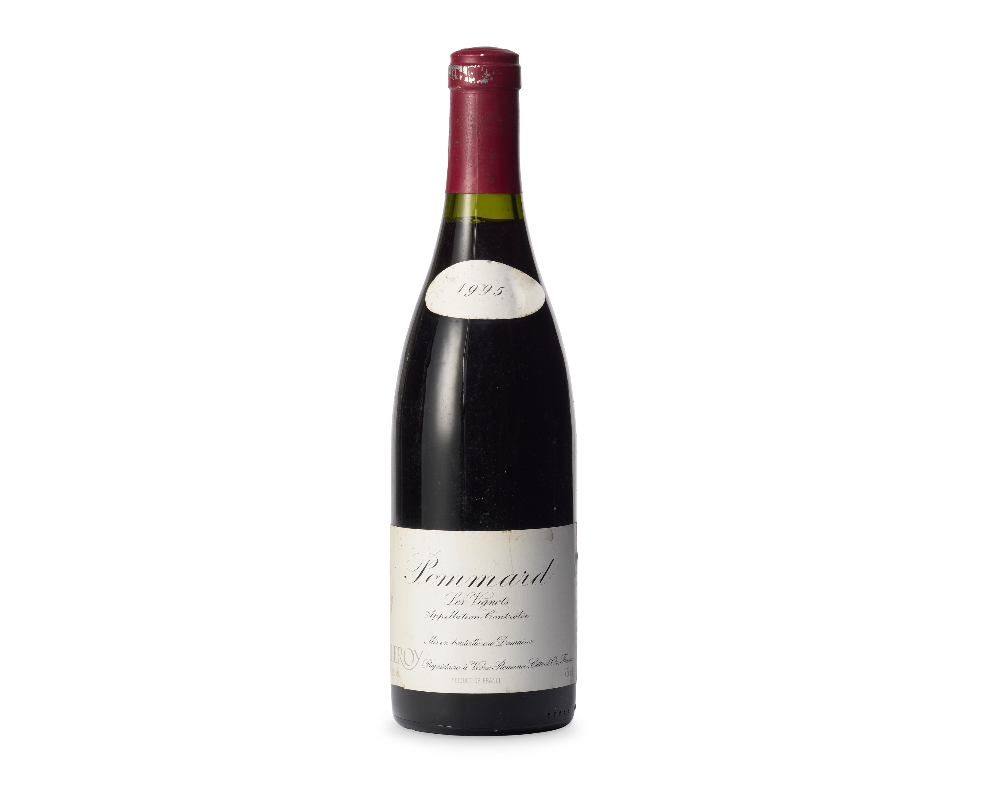 Domaine Leroy, Pommard, Les Vignots 1995, Côte de Beauneu.1.5cm ...