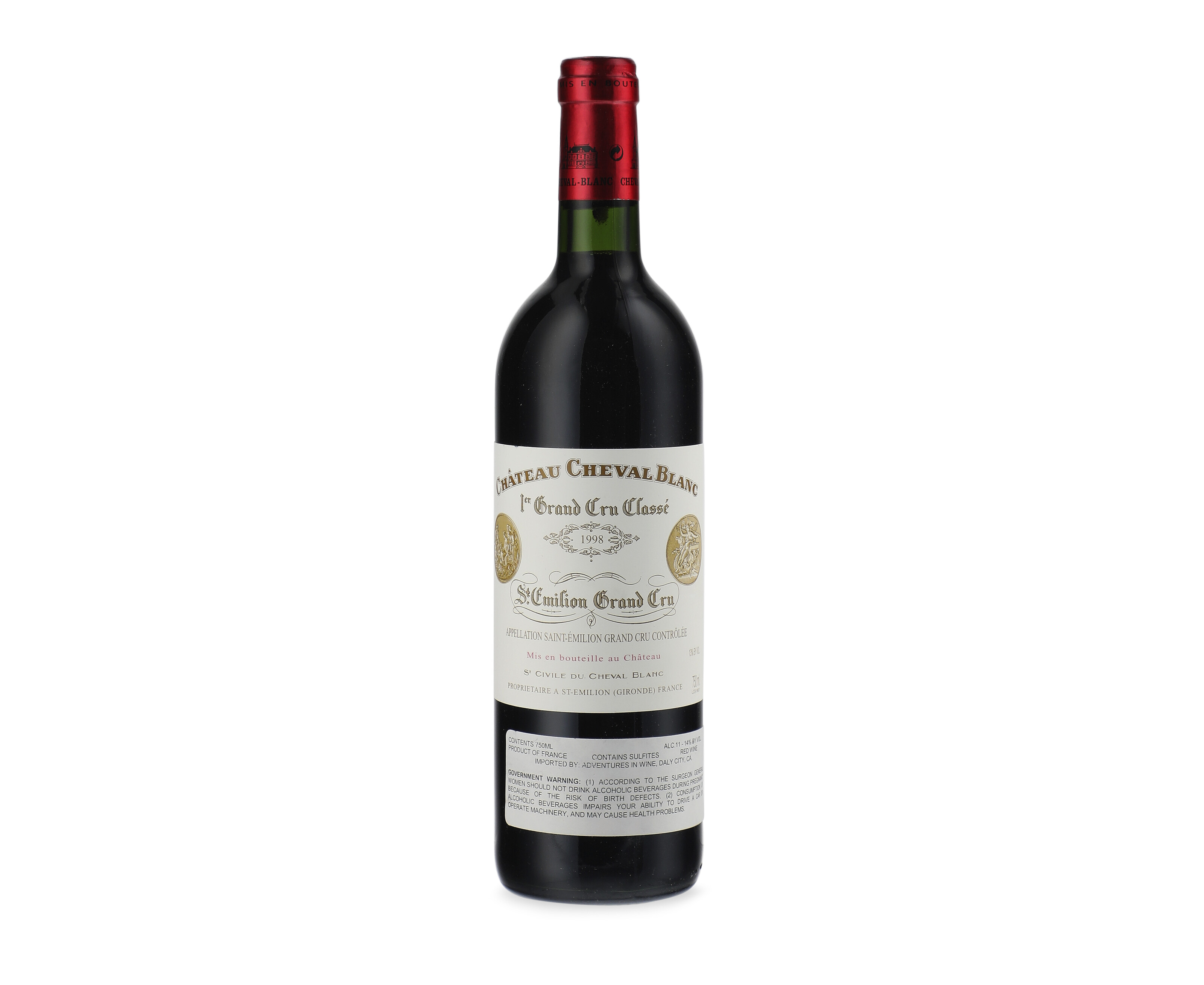Château Cheval Blanc 1998, Saint-Émilion, 1er Grand Cru Classé ALevels ...