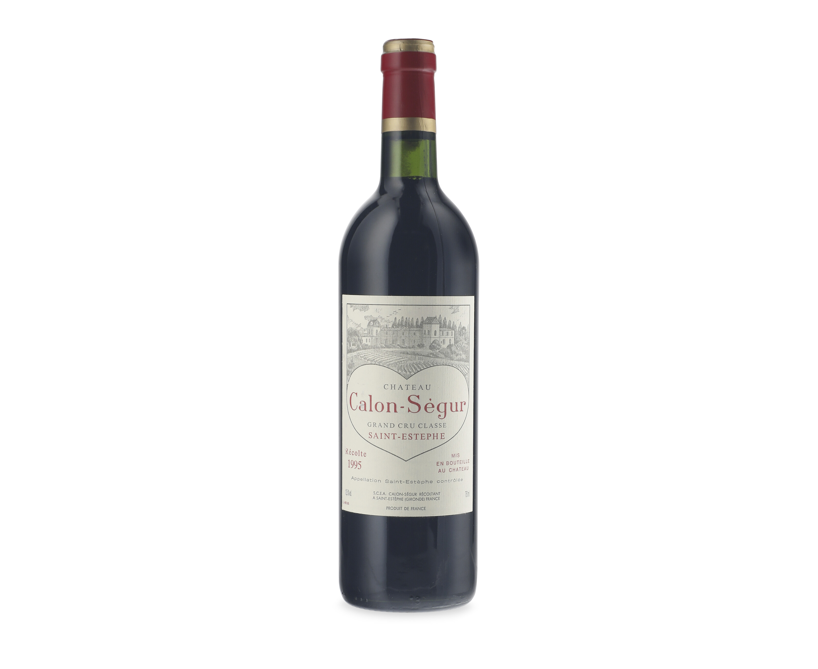 Château Calon Segur 1995, Saint-Estèphe, 3ème Cru ClasséLevels ...